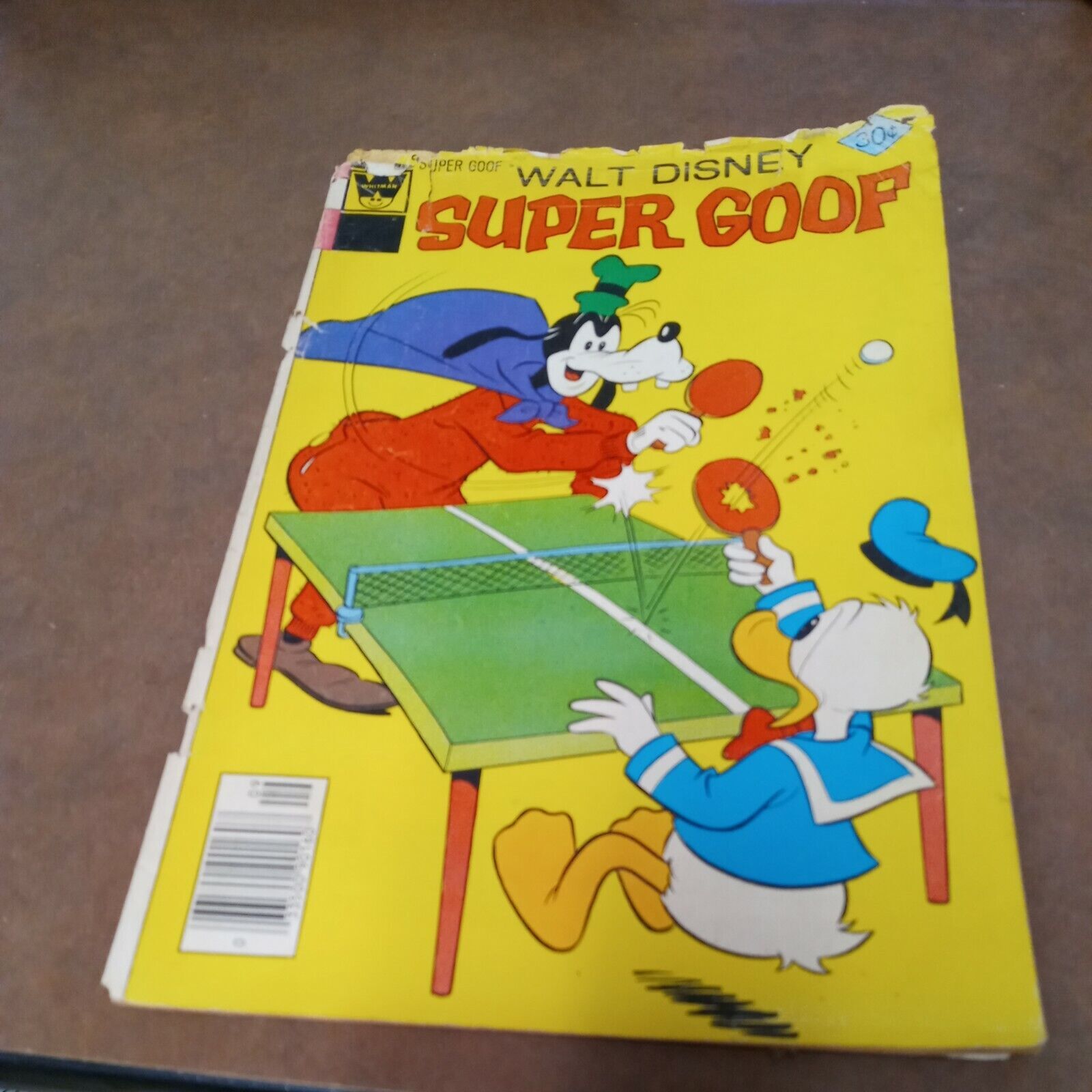 Super Goof 18 21 43 46 Bronze Age Disney Comics Lot Run Set Goofy ...