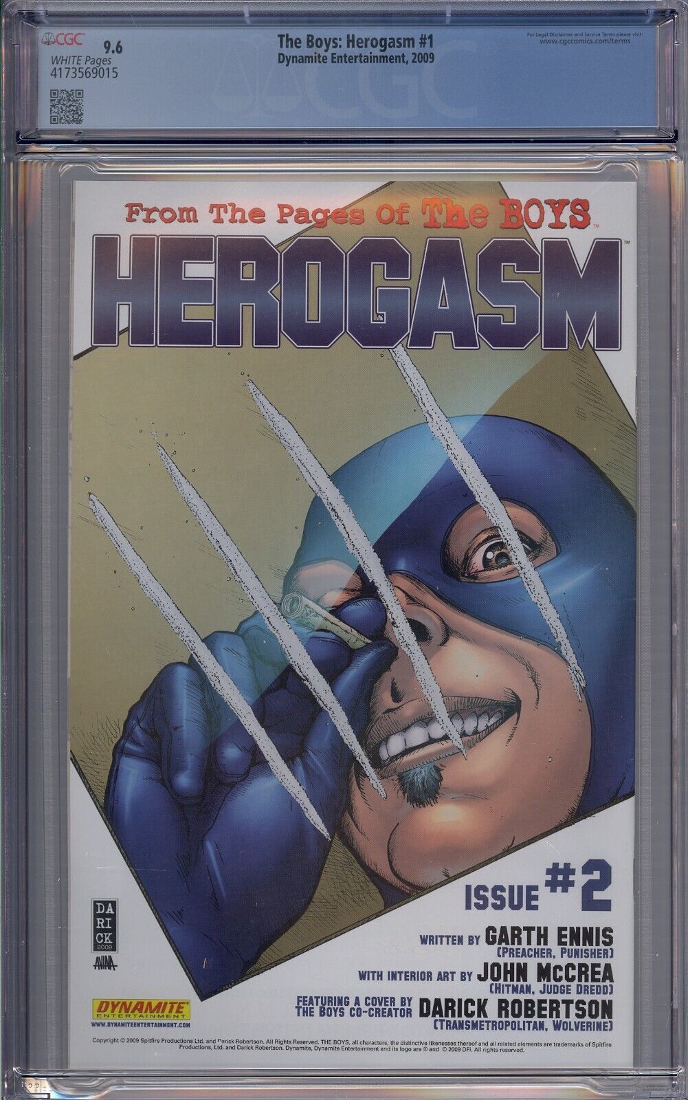 The Boys: Herogasm #1 CGC 9.6 John Mccrea Keith Burns | Comic Books ...