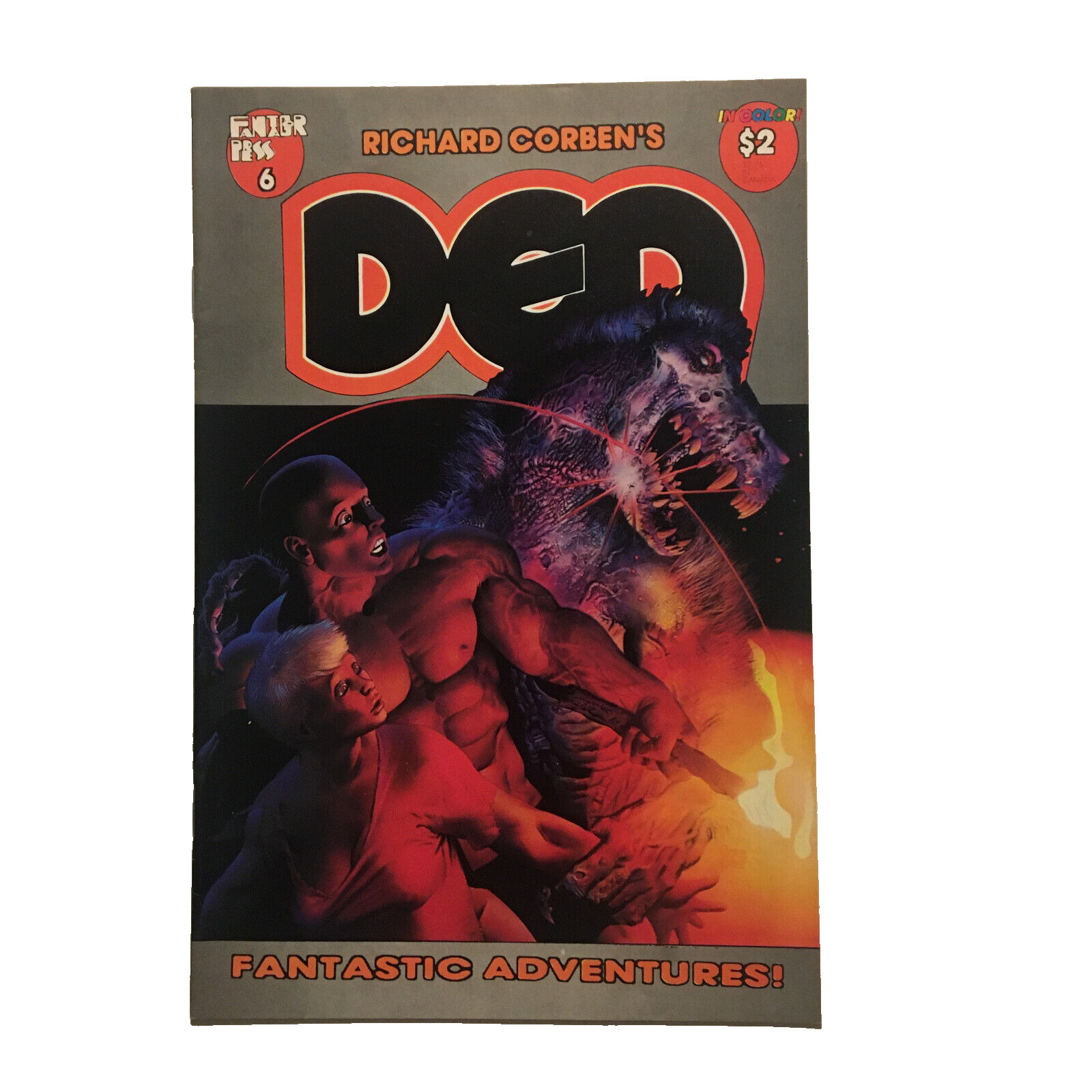 Den #2 Richard Corben Fantagor Press 1988 HTF Low Print Sci-Fi Fantasy ...