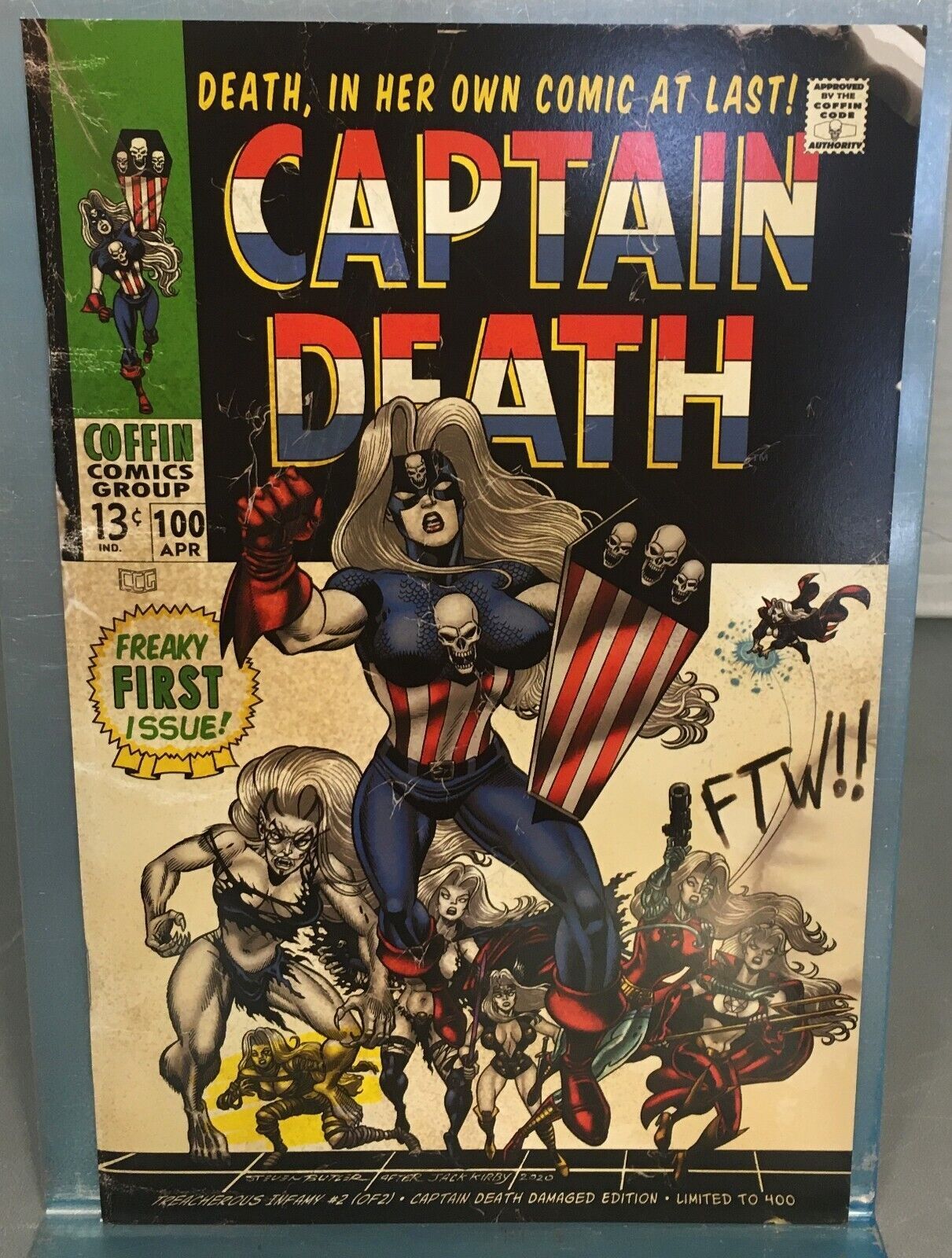 Lady Death: Treacherous Infamy #2 - Captain America 100 Homage - LTD to ...