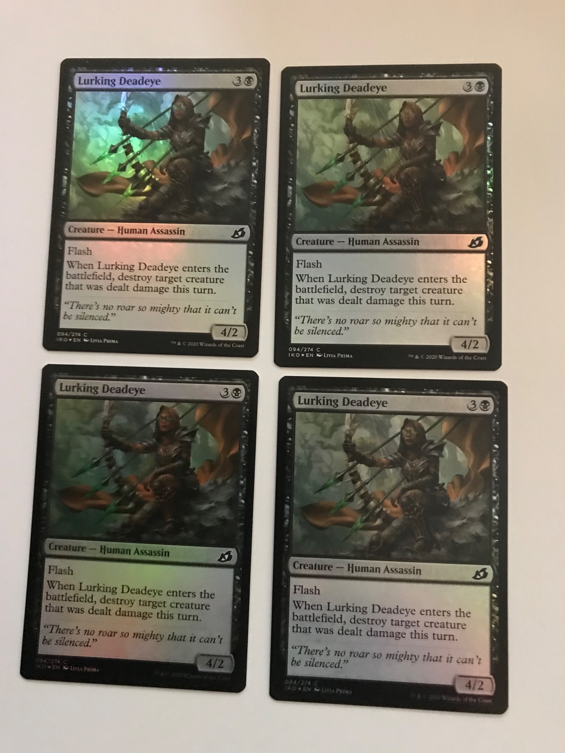 4 LURKING DEADEYE (foil) : Magic the Gathering MTG card; IKORIA, NM ...