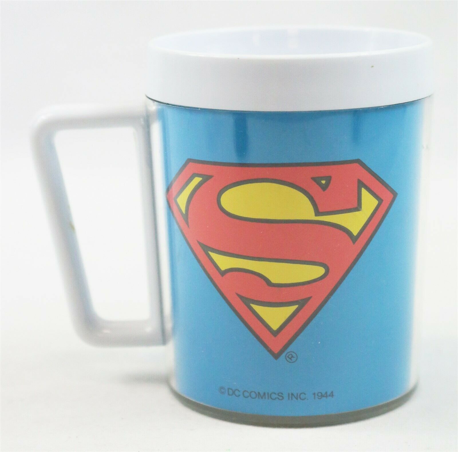 VINTAGE 1980s DC Comics Superman Logo Plastic Mug | Comic Books ...