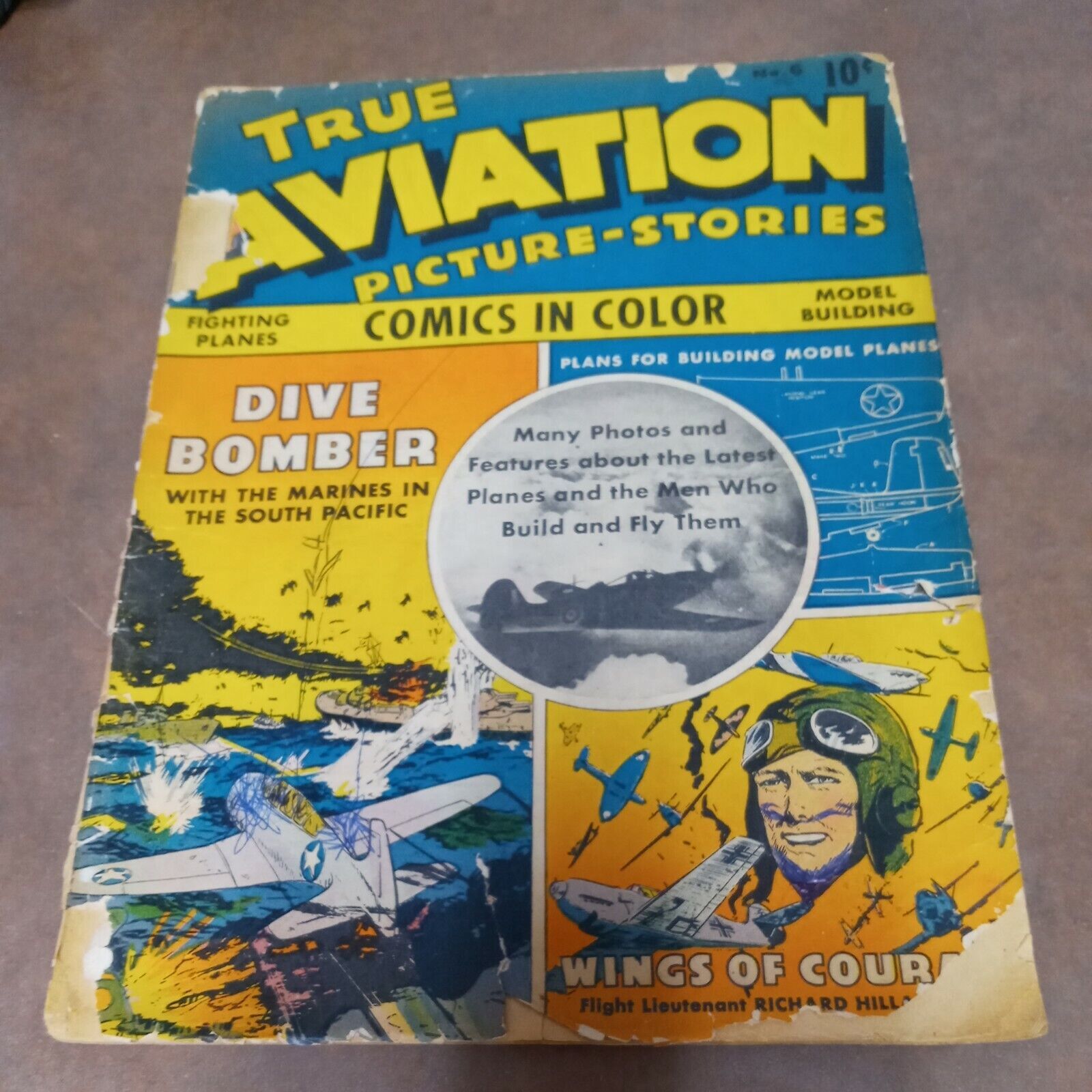 True Aviation Picture Stories #6 1943-Parents=WWII era comics & pix ...