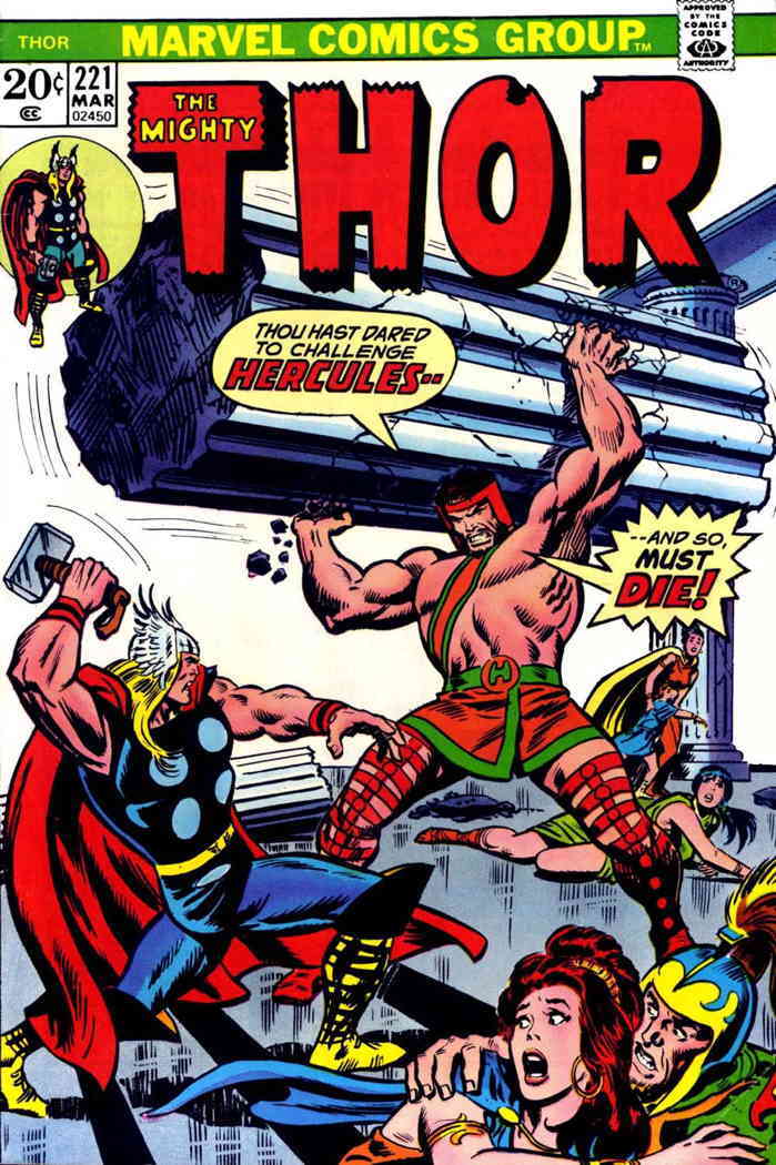 Thor #221 (with Marvel Value Stamp) VG ; Marvel | low grade comic ...