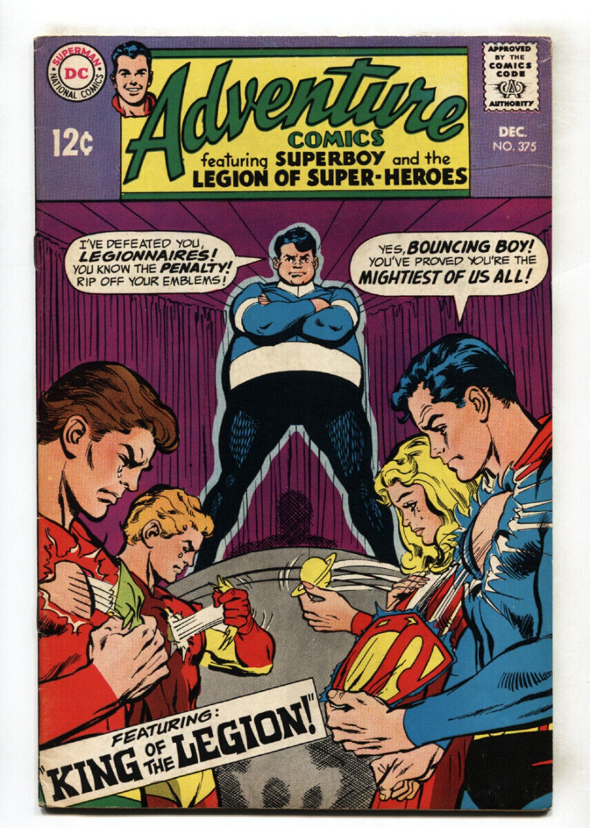 Adventure Comics #375--1968--Intro Quantum Queen--Superboy--Comic Book ...