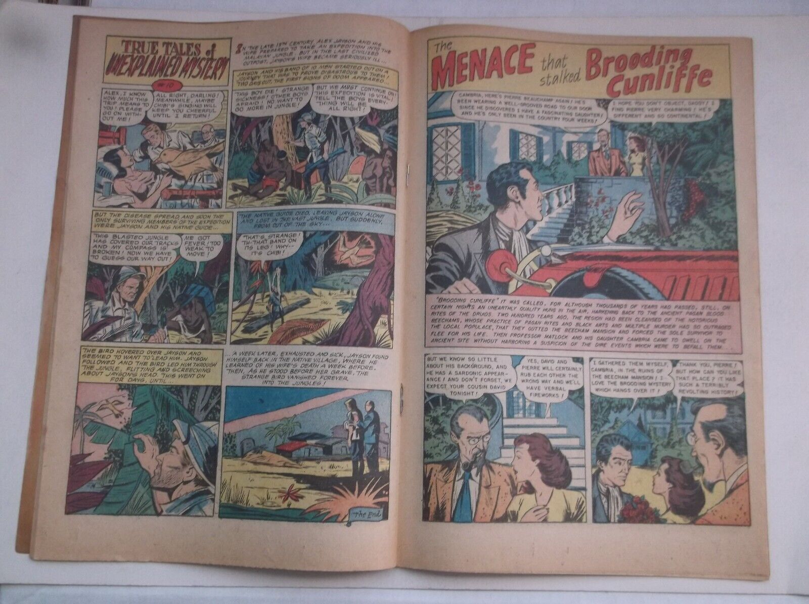 ACE Magazine: WEB of Mystery #5, Cro-Magnon MAN Cover, Rare GA Comic ...