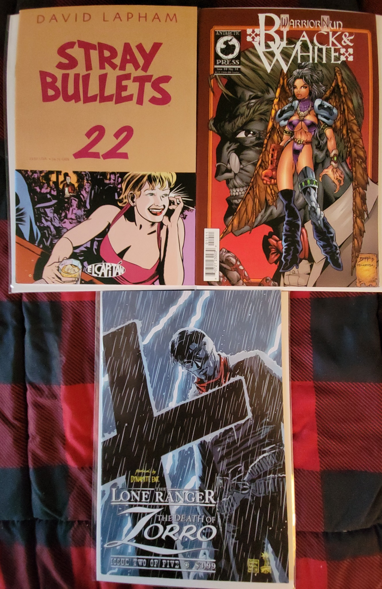 Stray Bullets #22 (2000), Warrior Nun #10, Lone Ranger: Death of Zorro #2 | Comic Books - Modern ...
