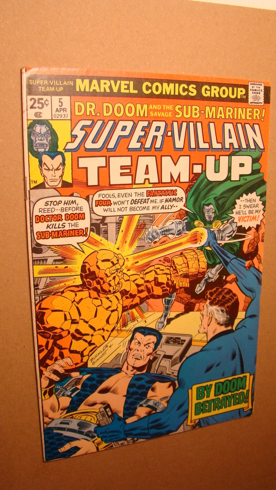 Super-Villain Team-Up 5 Nice Copy Doctor Doom Sub-Mariner 1st ...