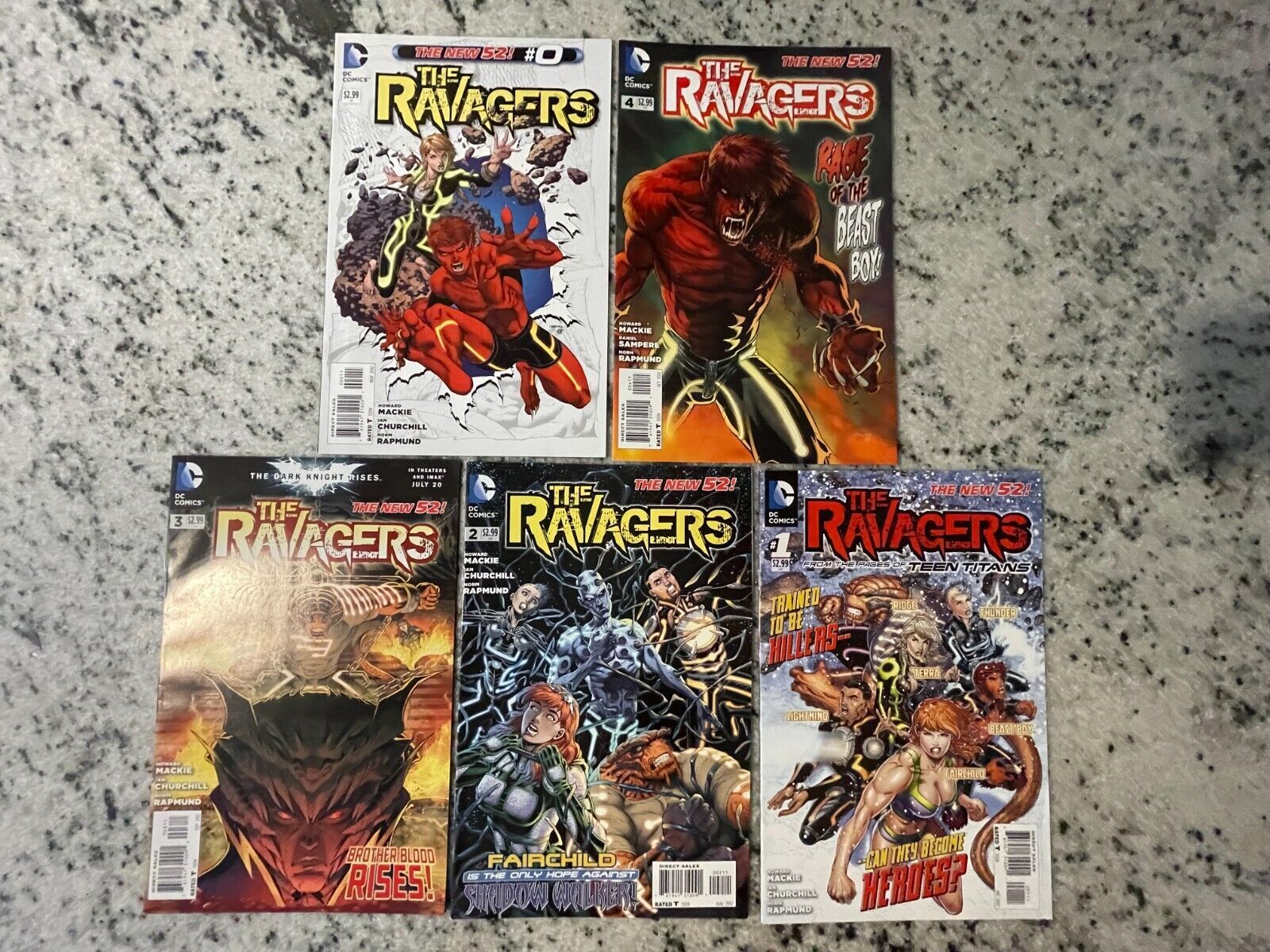 5 The Ravagers DC Comic Books # 1 2 3 4 0 Superman Batman Flash Aquaman ...
