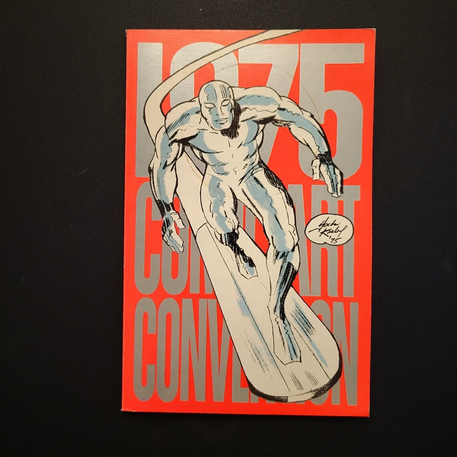 1975 COMIC ART CONVENTION Program JACK KIRBY Silver Surfer Cover (Phil ...