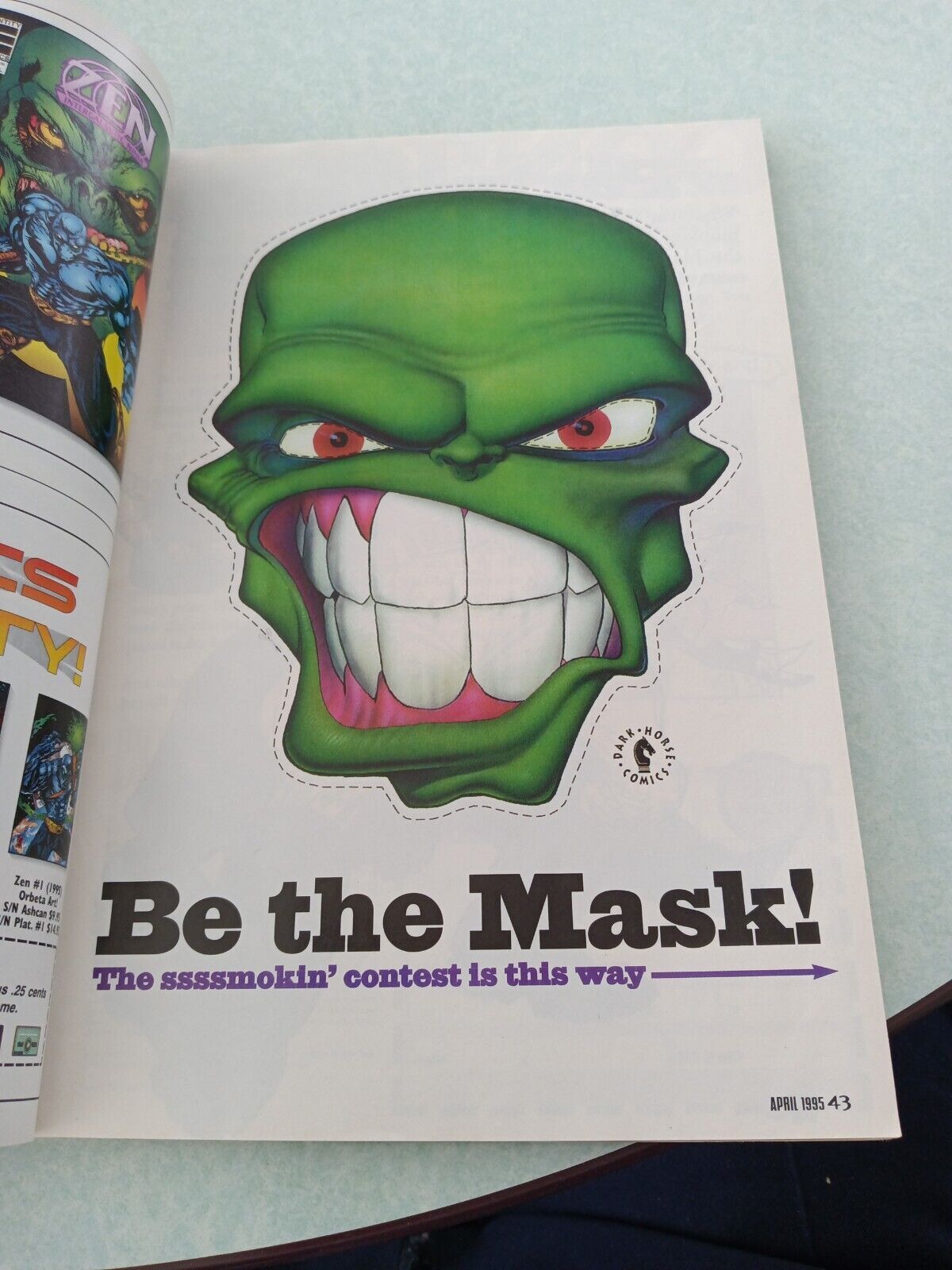 WIZARD COMICS MAGAZINE #44 April 1995 gen 13 cover kids mask of "the ...