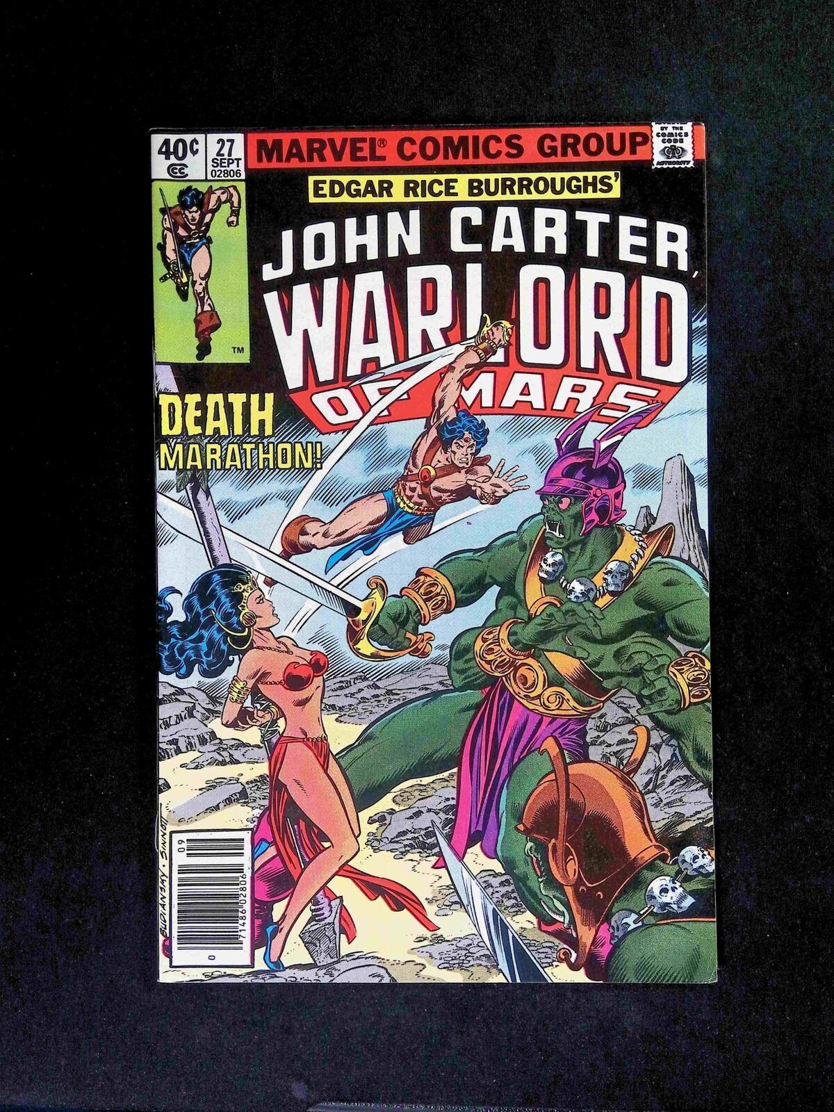 John Carter Warlord of Mars #27 MARVEL Comics 1979 VF NEWSSTAND | Comic ...