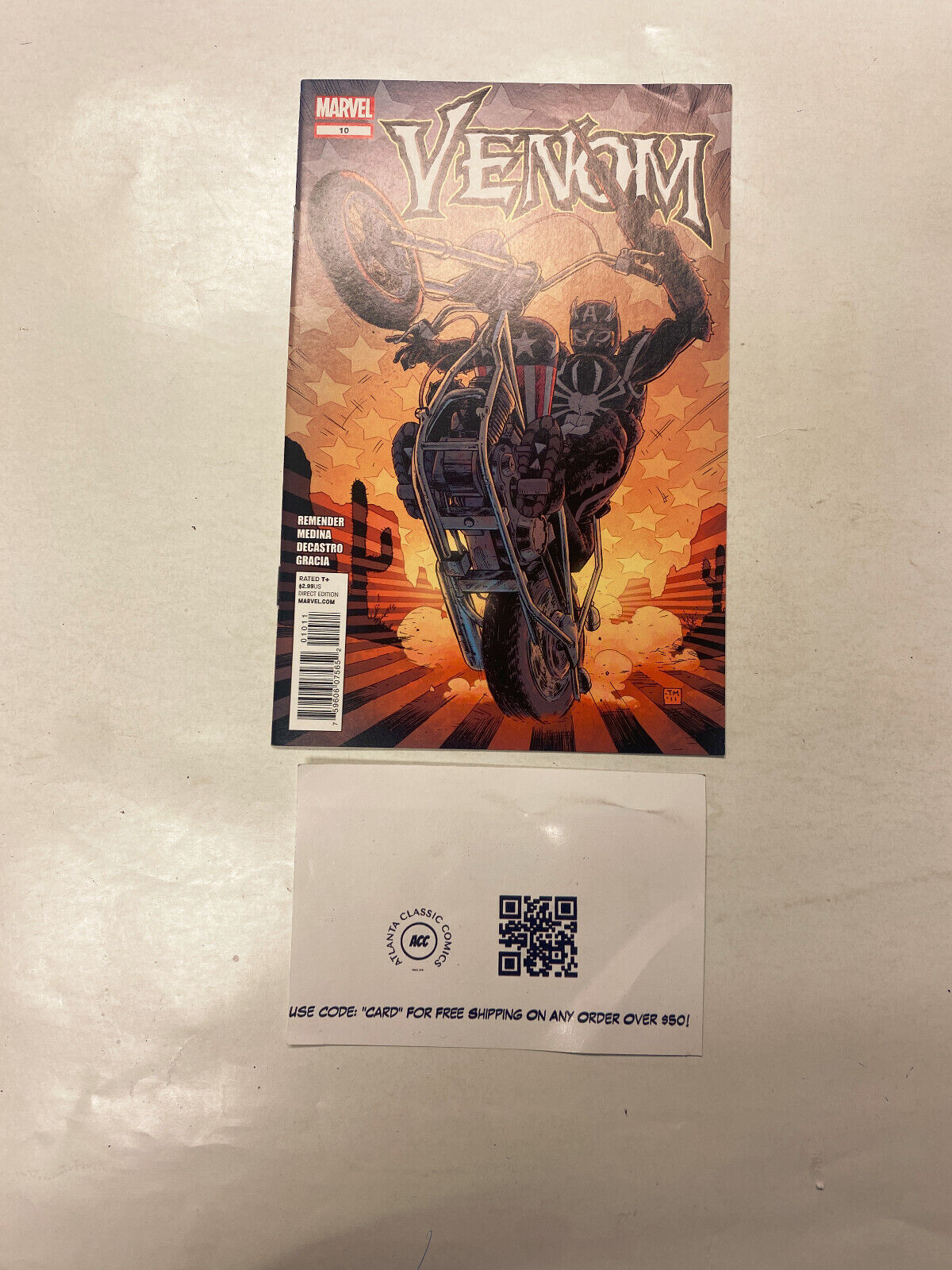 Venom #10 NM Marvel Comic Book Avengers Kingpin Carnage Spider-Man 17 ...