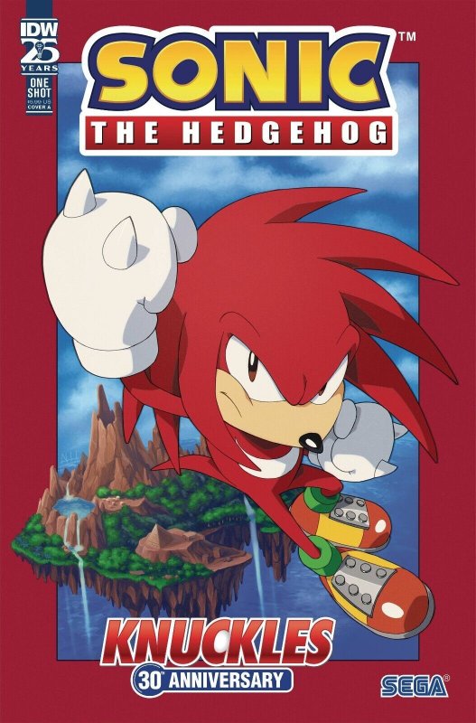 Sonic the Hedgehog Knuckles 30th Anniversary #1 Comic Book 2024 - IDW ...