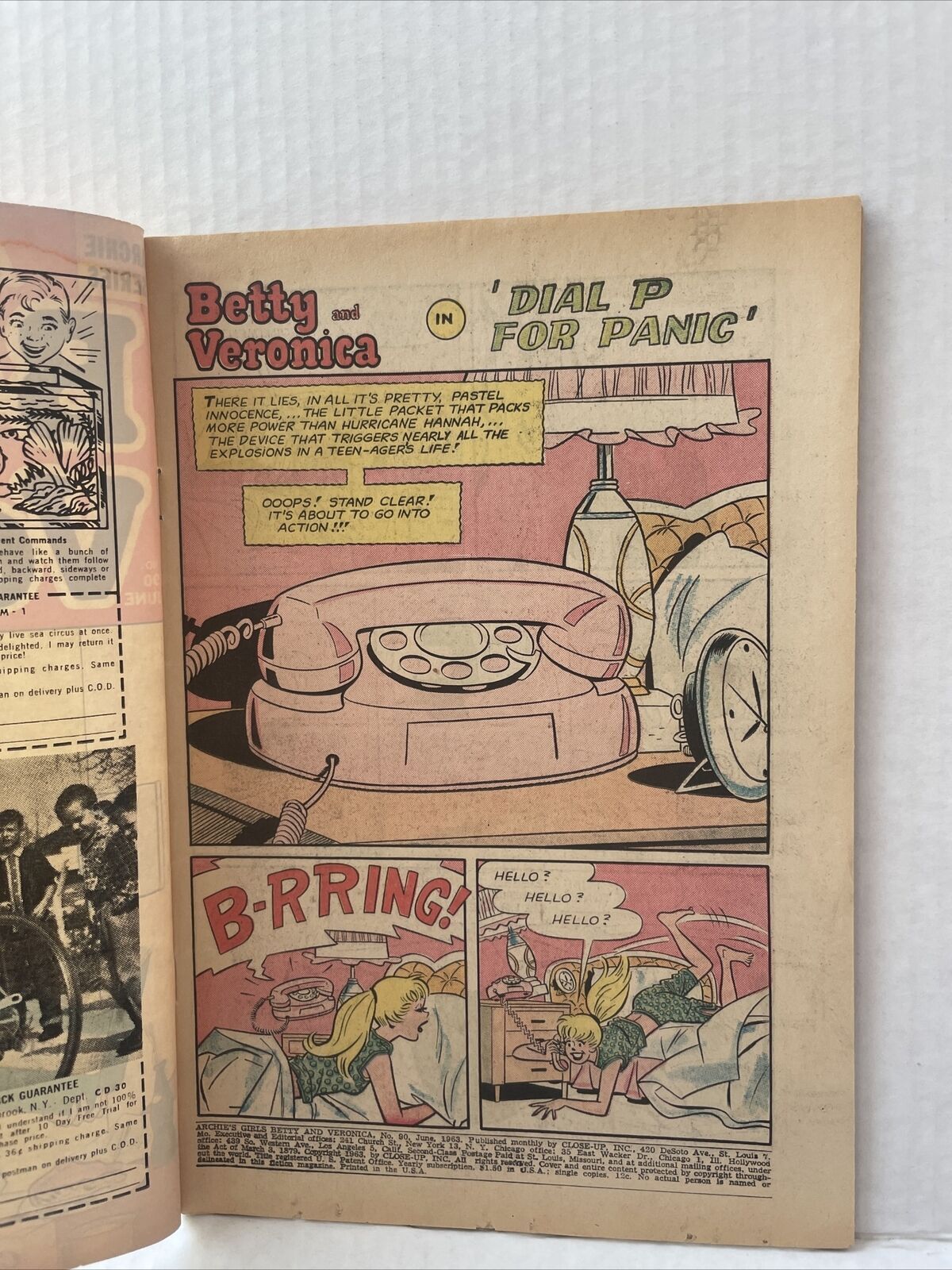 Archie’s Girls Betty And Veronica #90 1963 Archie Series | Comic Books ...