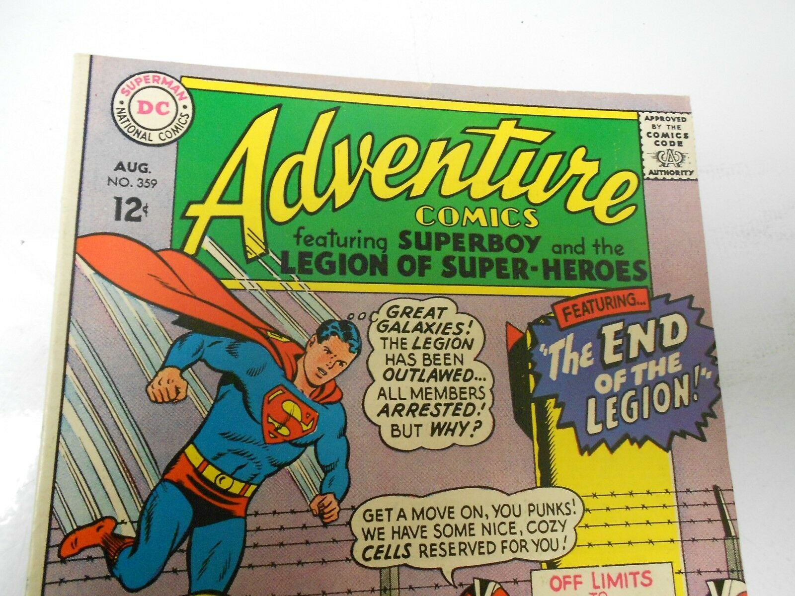 Adventure Comics #359 FN- Superboy Legion of Super-Heroes | Comic Books ...