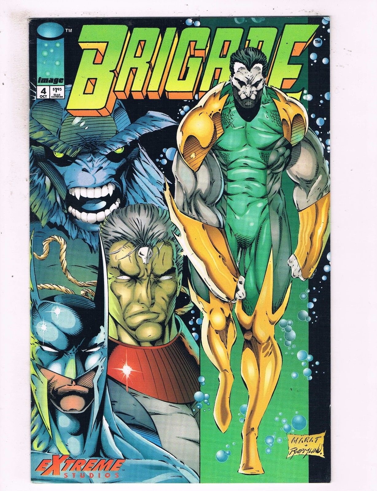 Brigade #4 VF Image Comics Extreme Studios Comic Book Jim Lee DE16 ...