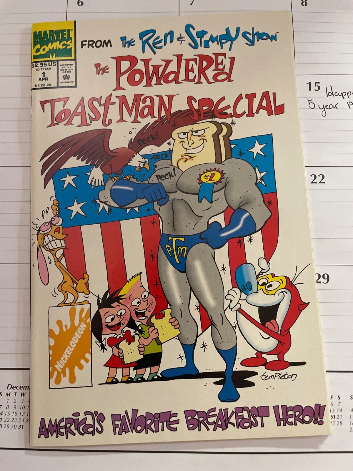 The ren and stimpy show The Powdered Toast Man Special #1 | Comic Books ...