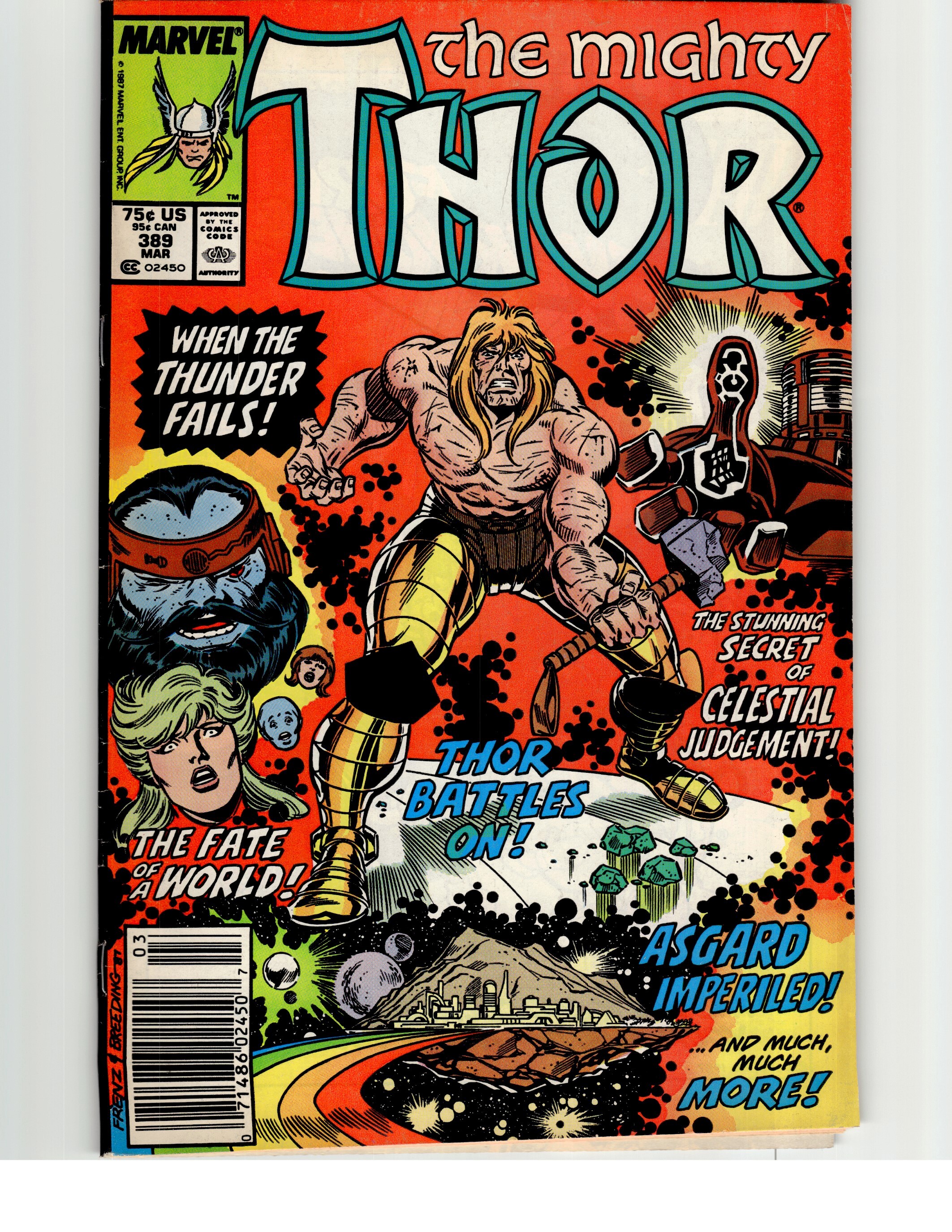Thor #389 (1988) Thor [Key Issue] | Comic Books - Copper Age, Marvel ...