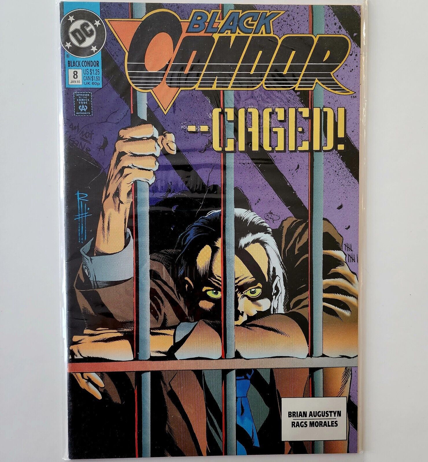 1993 DC Comics Black Condor #8 Comic Book Vintage Caged | Comic Books ...