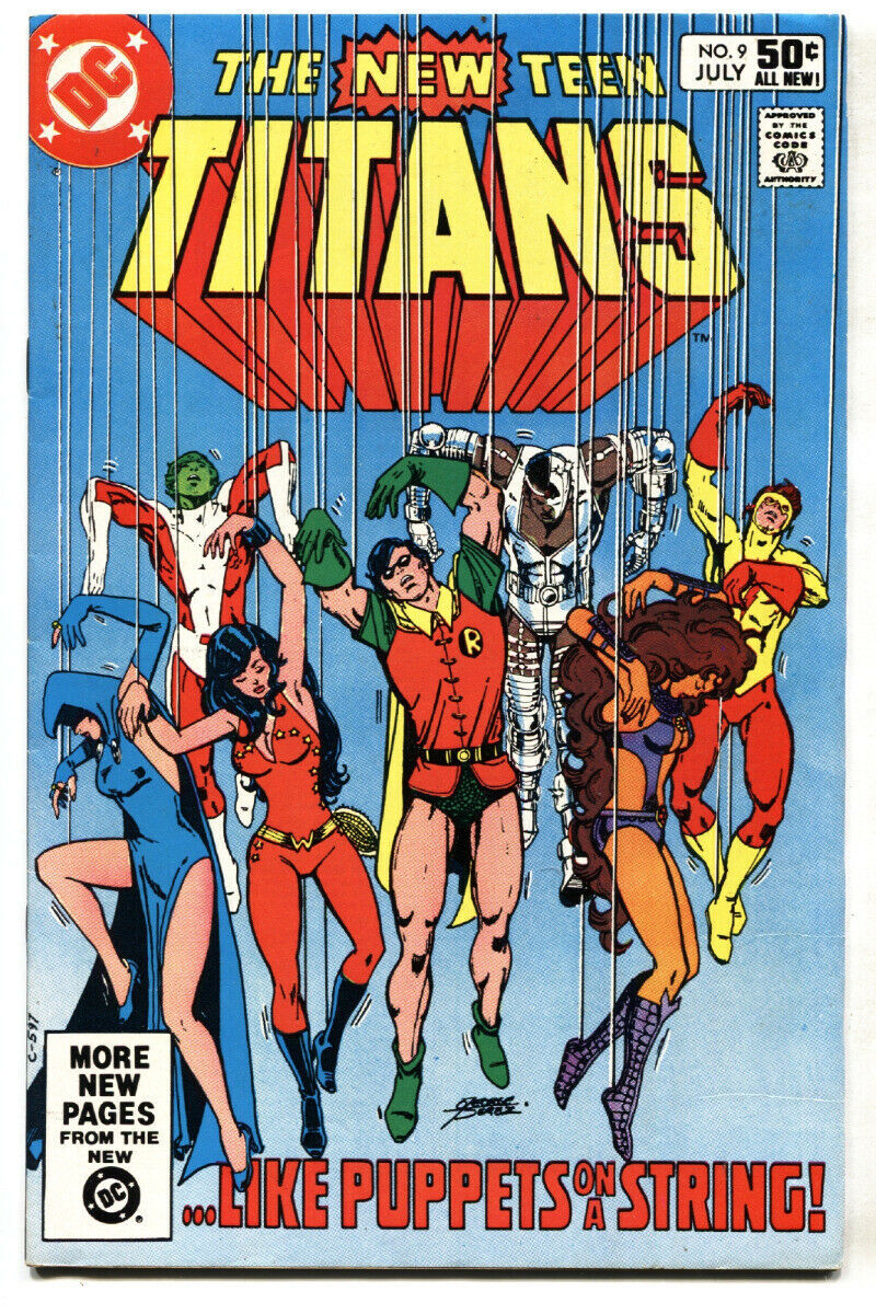 NEW TEEN TITANS #9 comic book DEATHSTROKE issue-Comic Book | Comic ...
