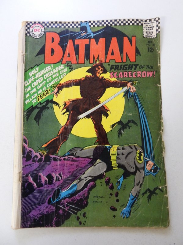 Batman #189 (1967) 1st silver age appearance of Scarecrow FR/GD see ...