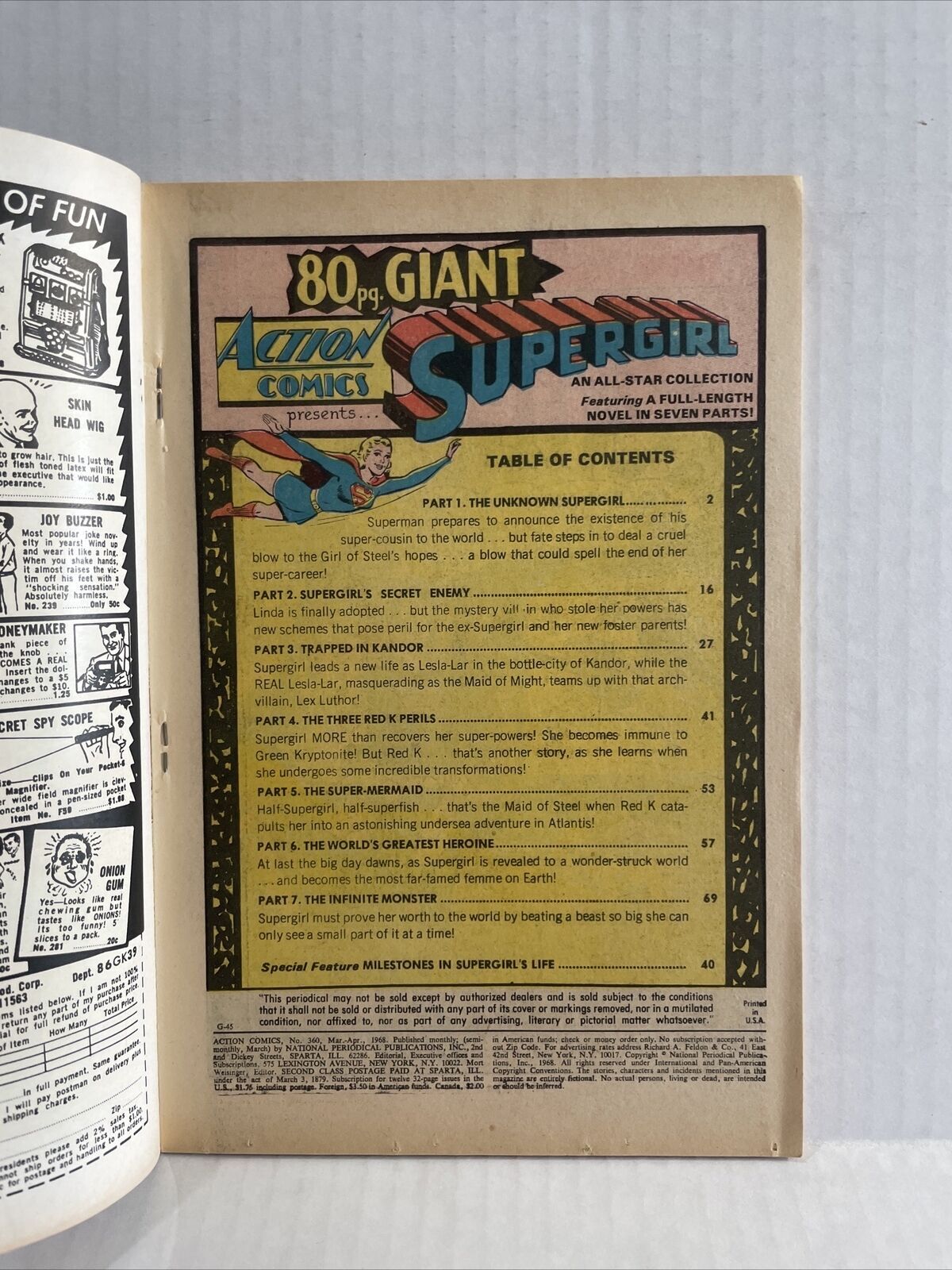 Action Comics #360 1968 DC 80 Pages | Comic Books - Silver Age, DC ...