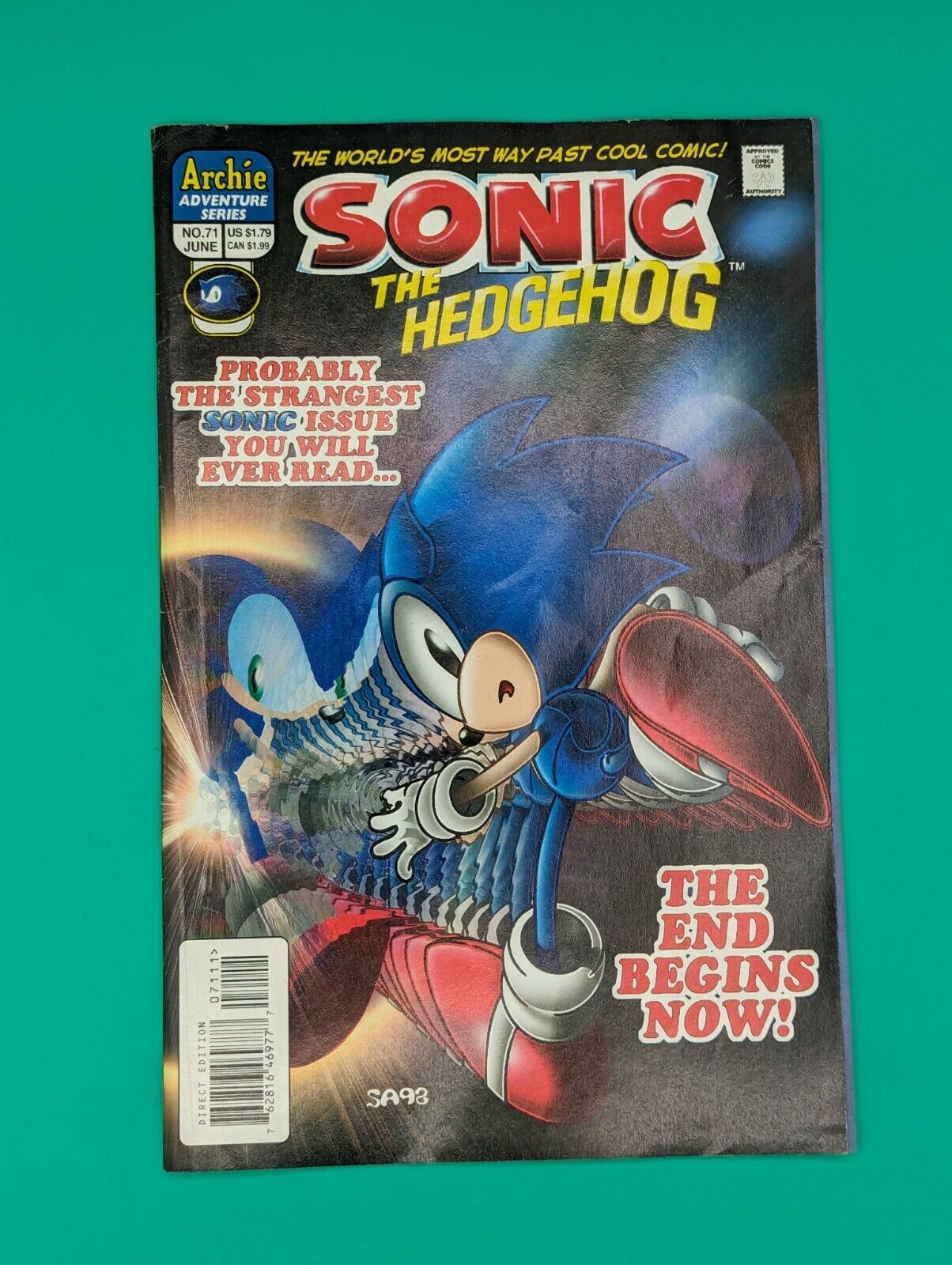 SONIC The HEDGEHOG Comic Book #71 June 1999 VF/NM | Comic Books ...