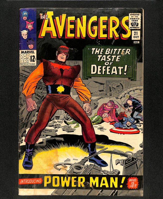 Avengers #21 1st Appearance Power Man (Erik Josten)! | Full Runs & Sets ...