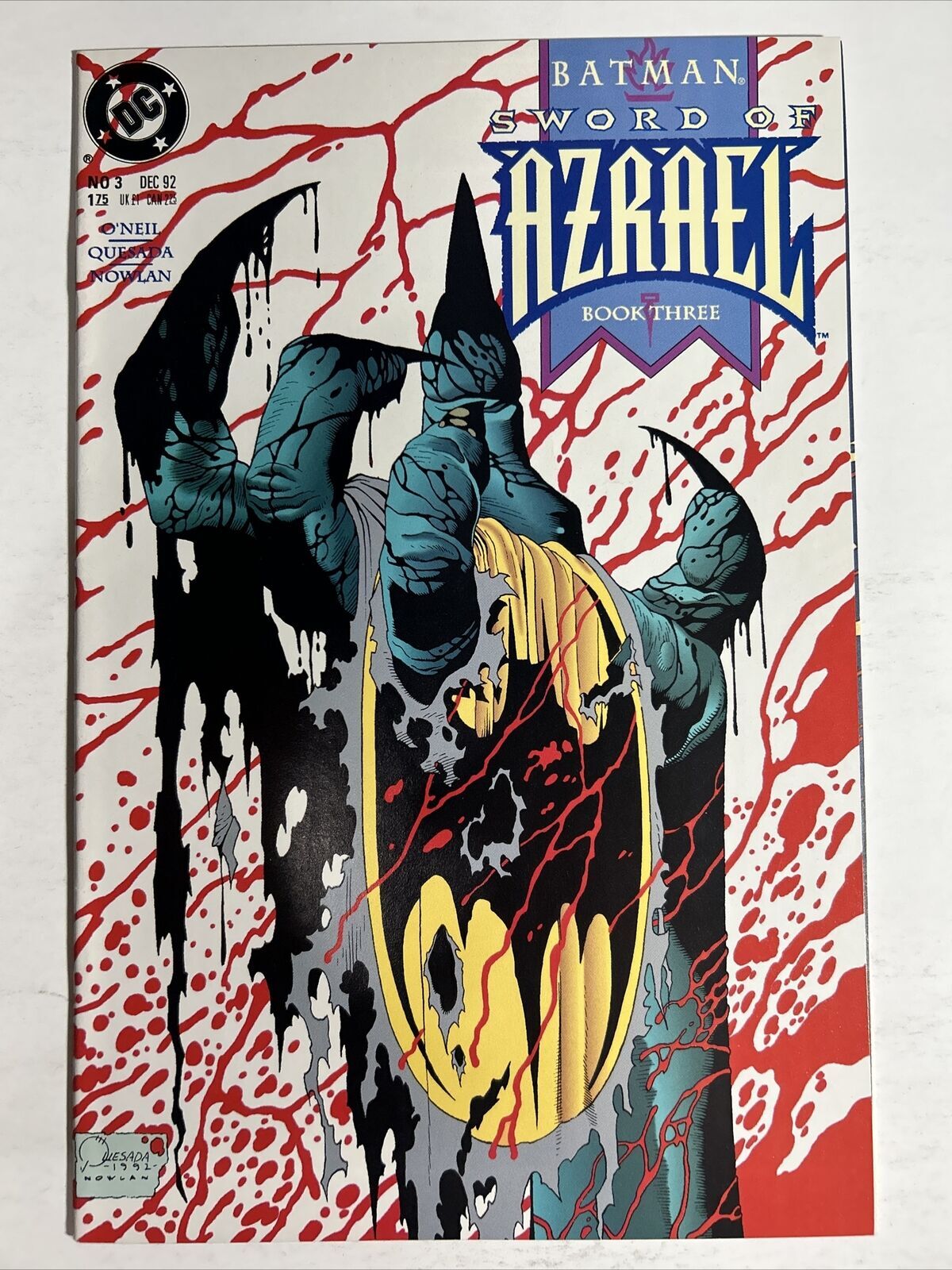 Batman Sword of Azrael Issues 1-4 (1 2 3 4) Joe Quesada Art Batman 1st ...