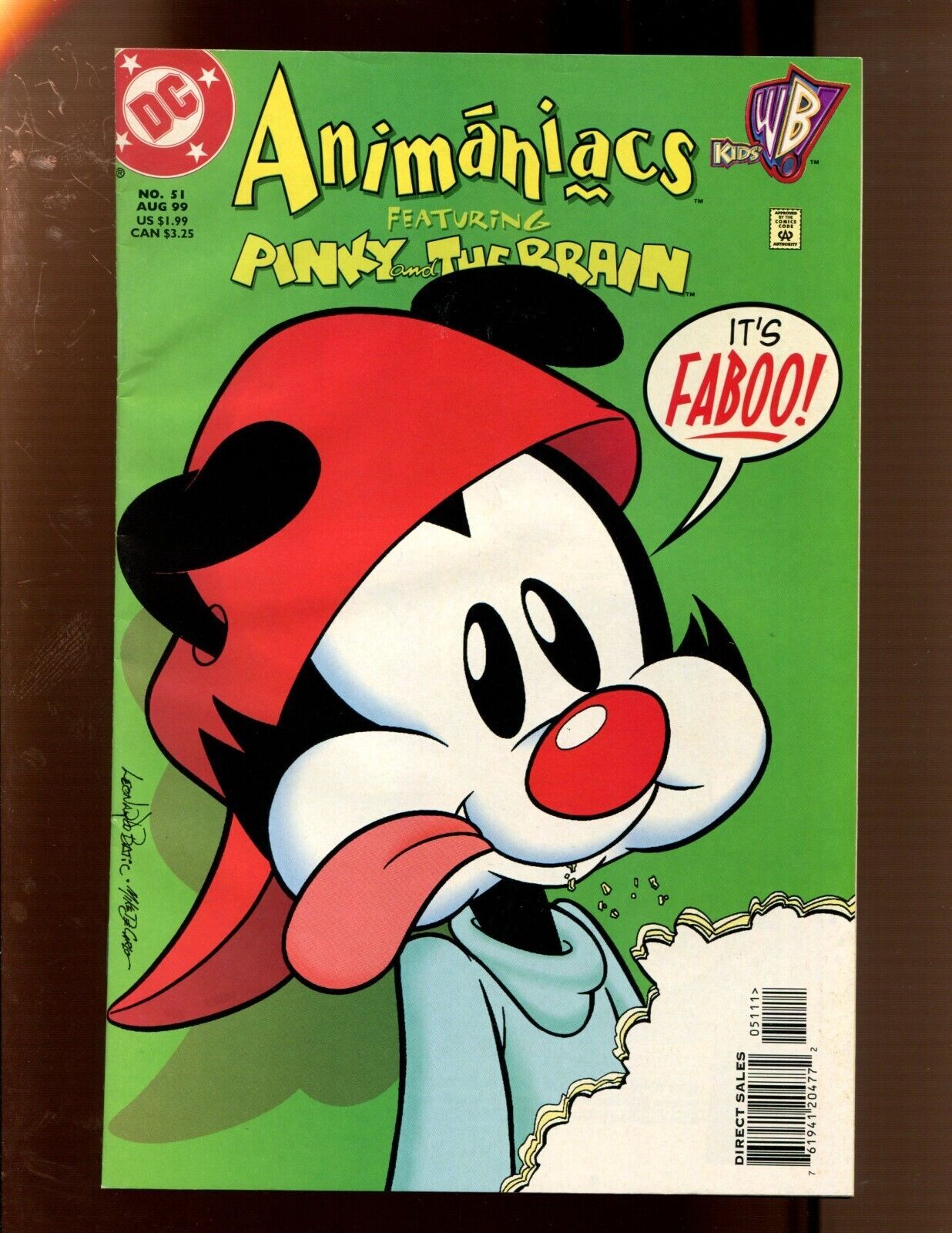 Animaniacs #51 - Featuring Pinky and the Brain (8.0) 1999 | Comic Books ...