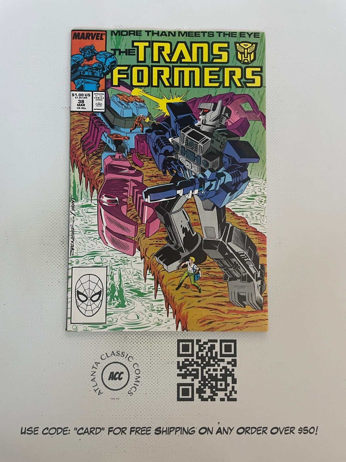 Transformers # 38 NM Marvel Comic Book Megatron Optimus Prime Bumblebee 9 SM7 | Comic Books ...