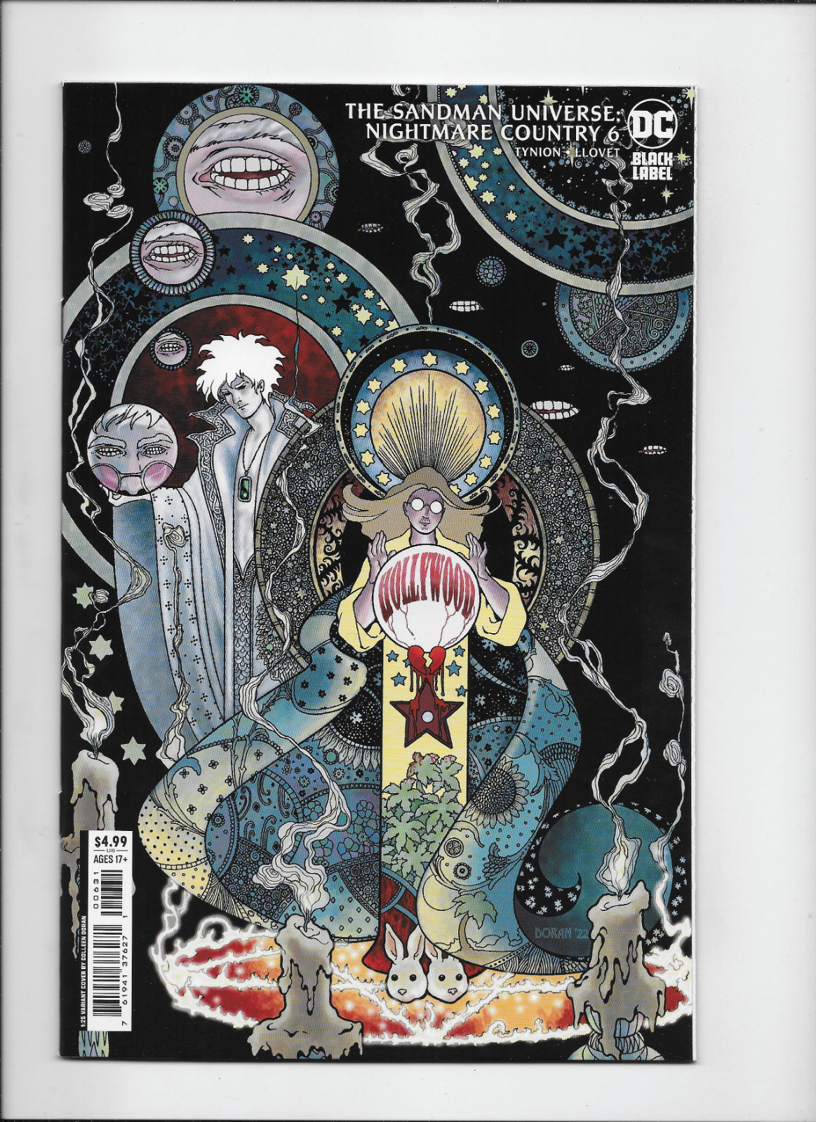 Sandman Universe Nightmare Country #6 1:25 DC Comics 2022 Colleen Doran ...