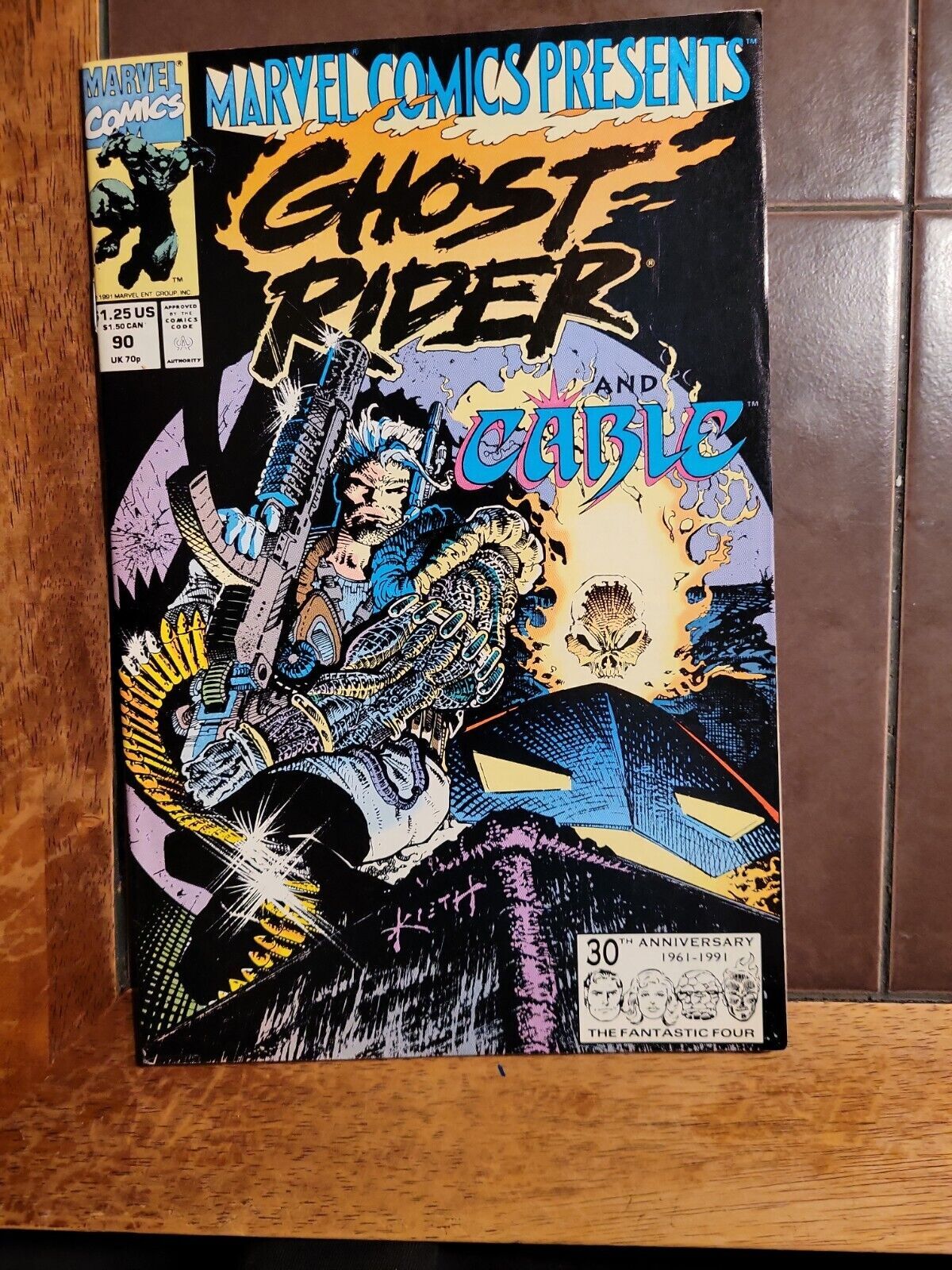 Marvel Comics Presents #90 Comic 1991 Wolverine Ghost Rider Cable Sam ...