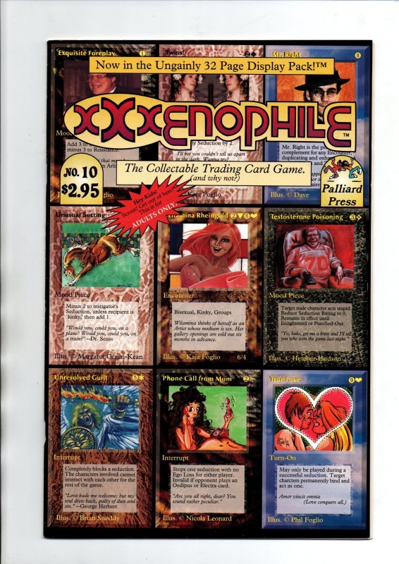 XXXenophile #1 2 3 4 5 6 7 9 & 10 Set - Foglio - Underground - Palliard ...