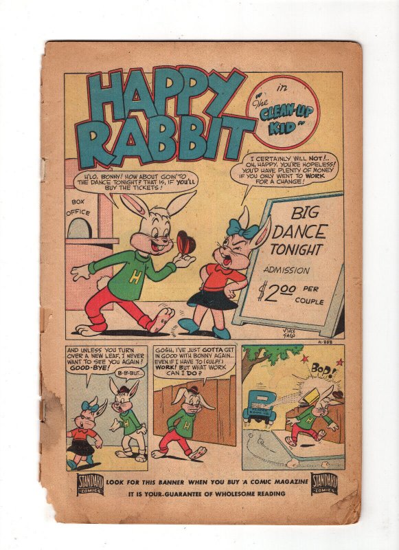 Happy Comics #37 (1950, Nedor/Standard Comics) Low Grade | Comic Books ...