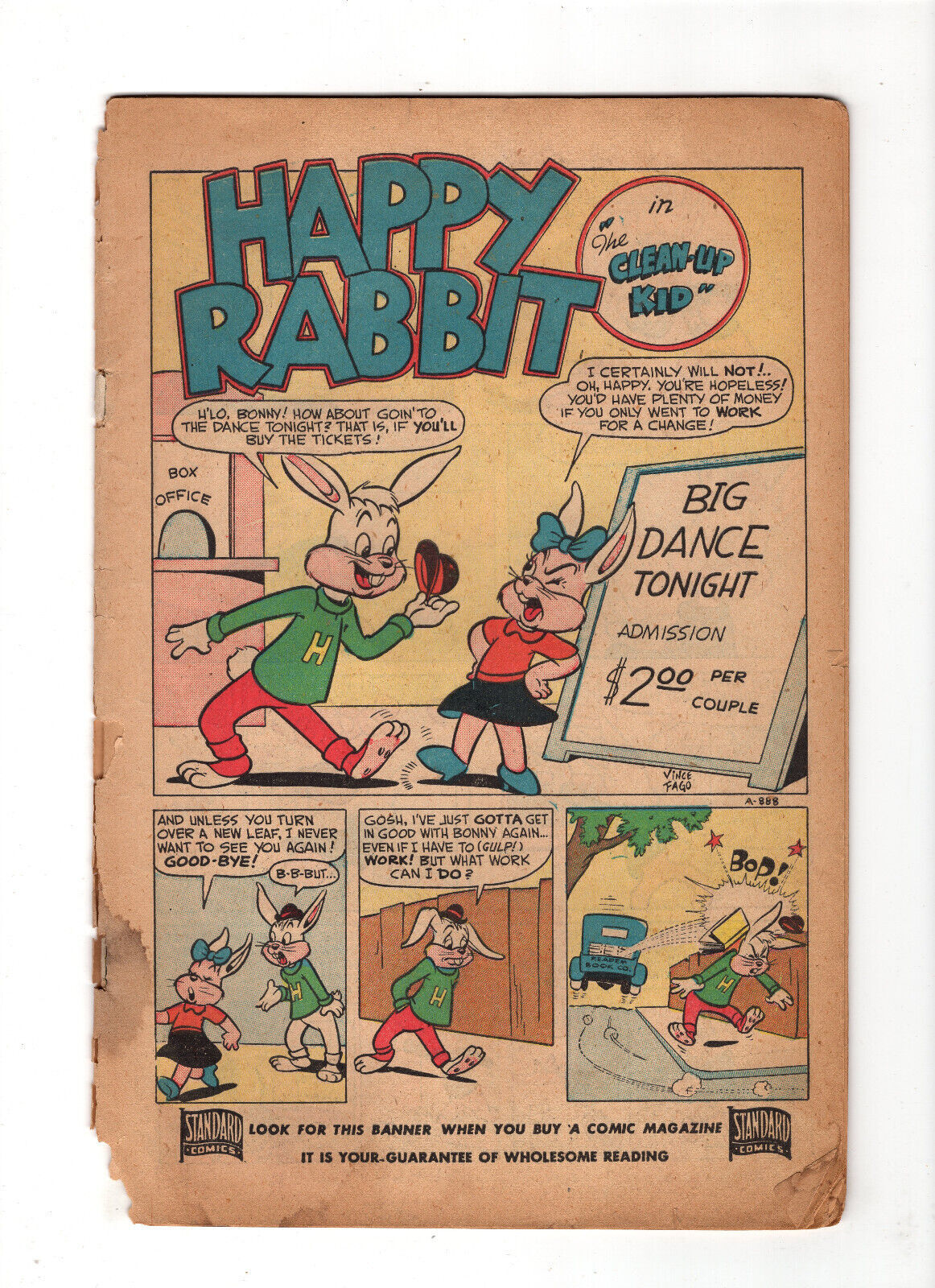 Happy Comics #37 (1950, Nedor/Standard Comics) Low Grade | Comic Books ...
