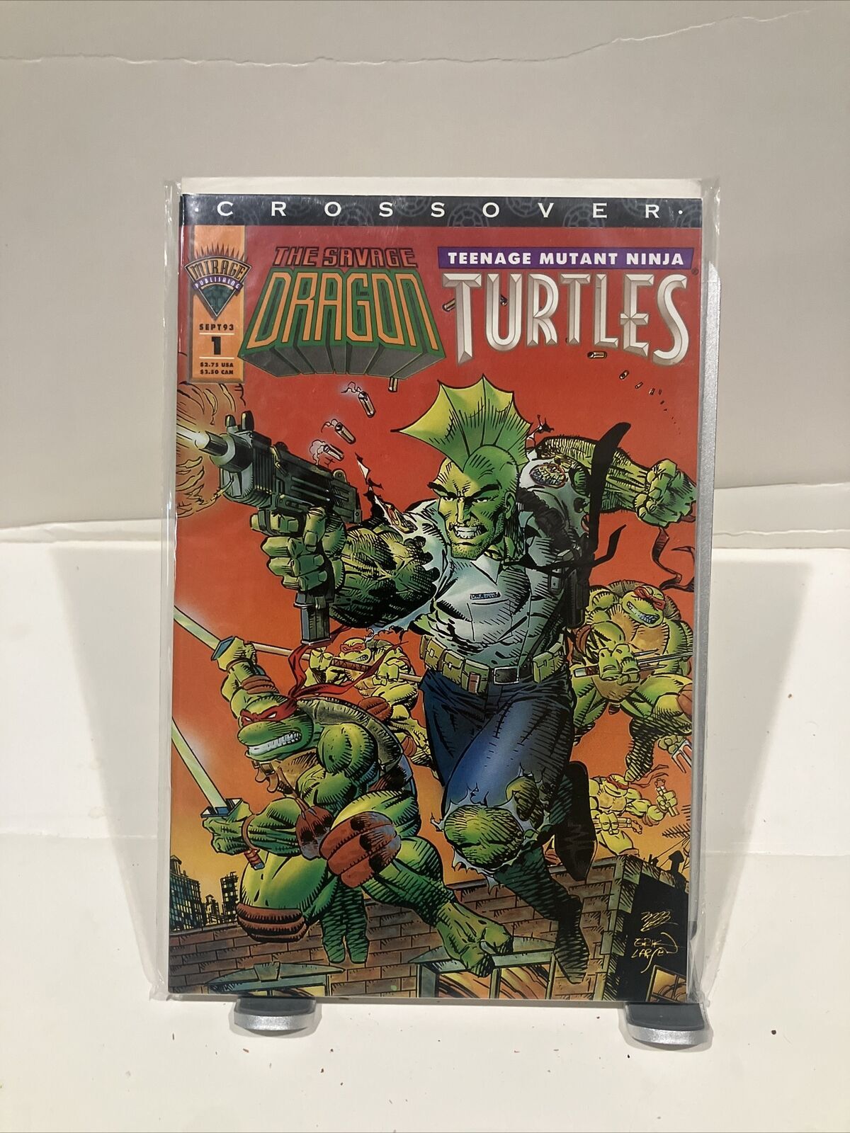 Savage Dragon Teenage Mutant Ninja Turtles Crossover #1 Mirage ...