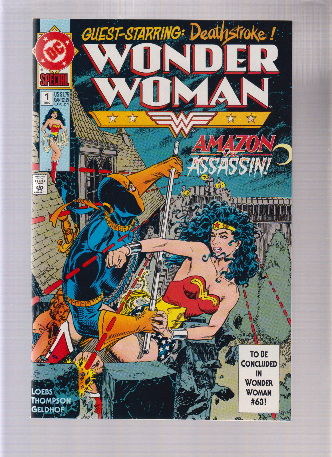 Wonder Woman Special #1 - ART by Jill Thompson & JAY (9.2 OB) 1992 ...