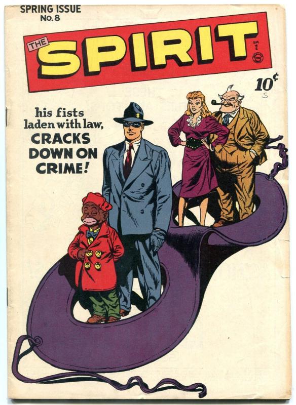 The Spirit #8 1947- Will Eisner- Golden Age comic FN | Comic Books ...