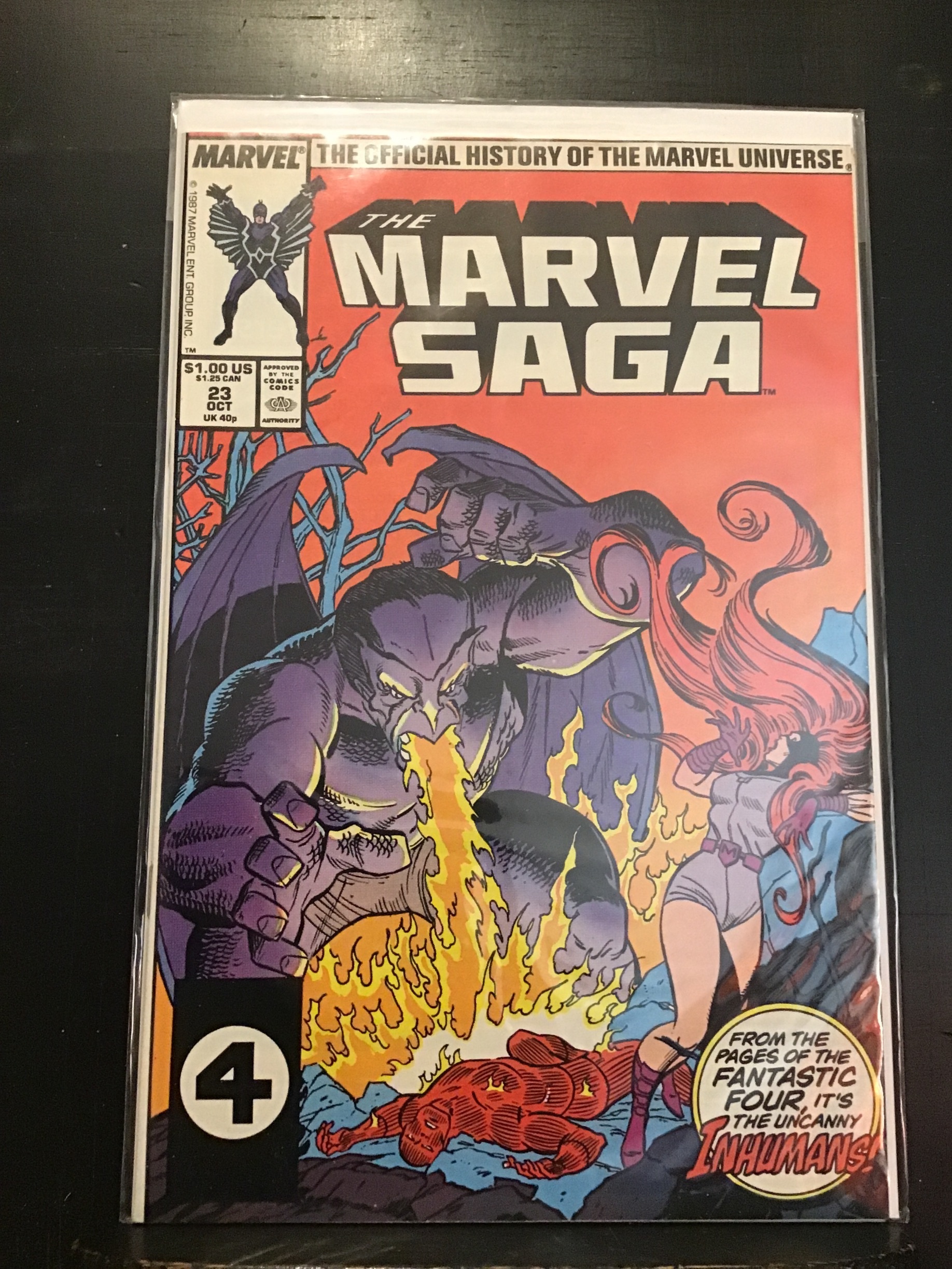 The Marvel Saga The Official History of the Marvel Universe #23 (1987 ...