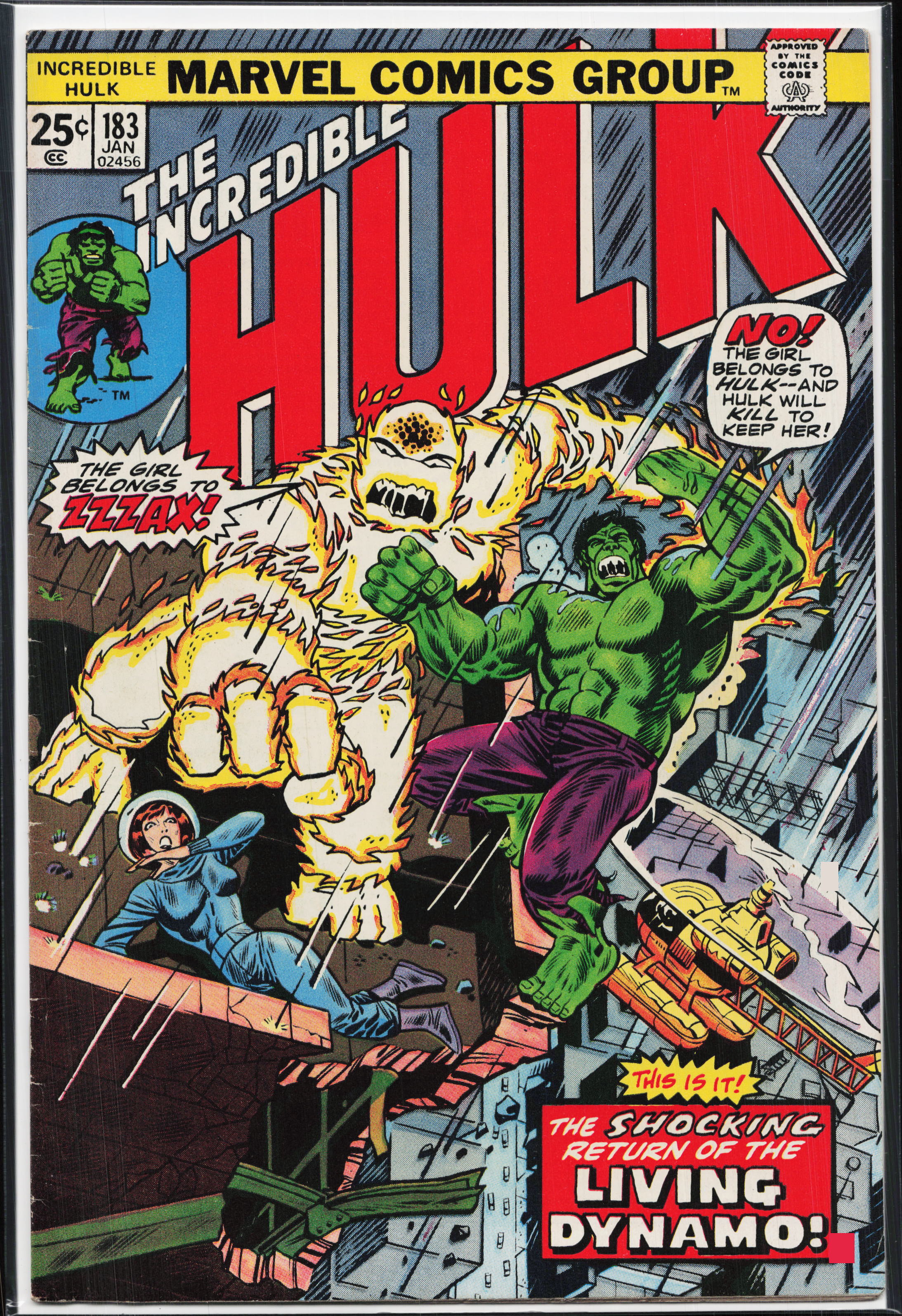 The Incredible Hulk #183 (1975) Hulk | Comic Books - Bronze Age, Marvel ...