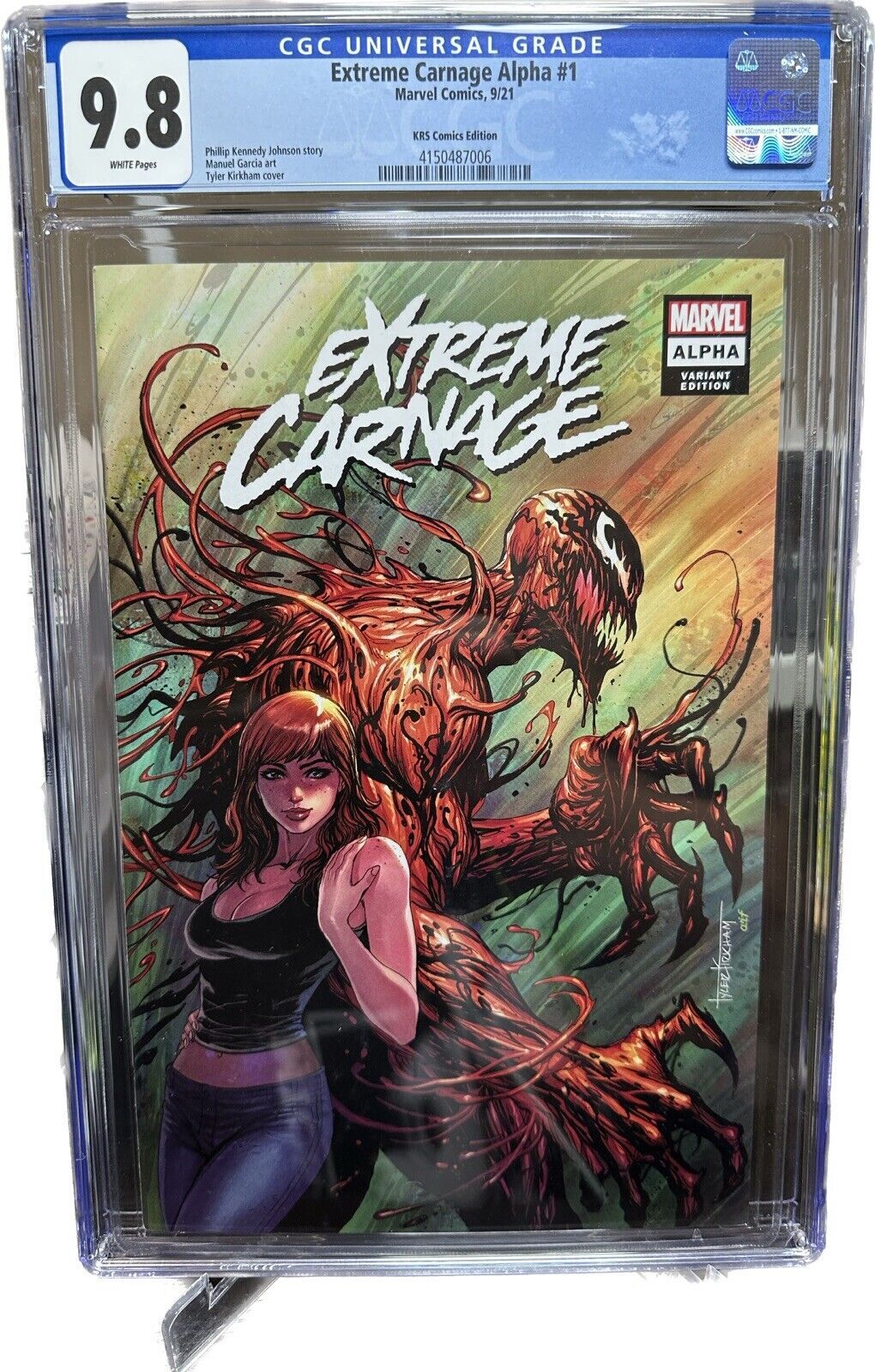Extreme Carnage Alpha 1 CGC 9.8 Kirkham KRS 9/21 | Comic Books - Modern Age, Marvel / HipComic
