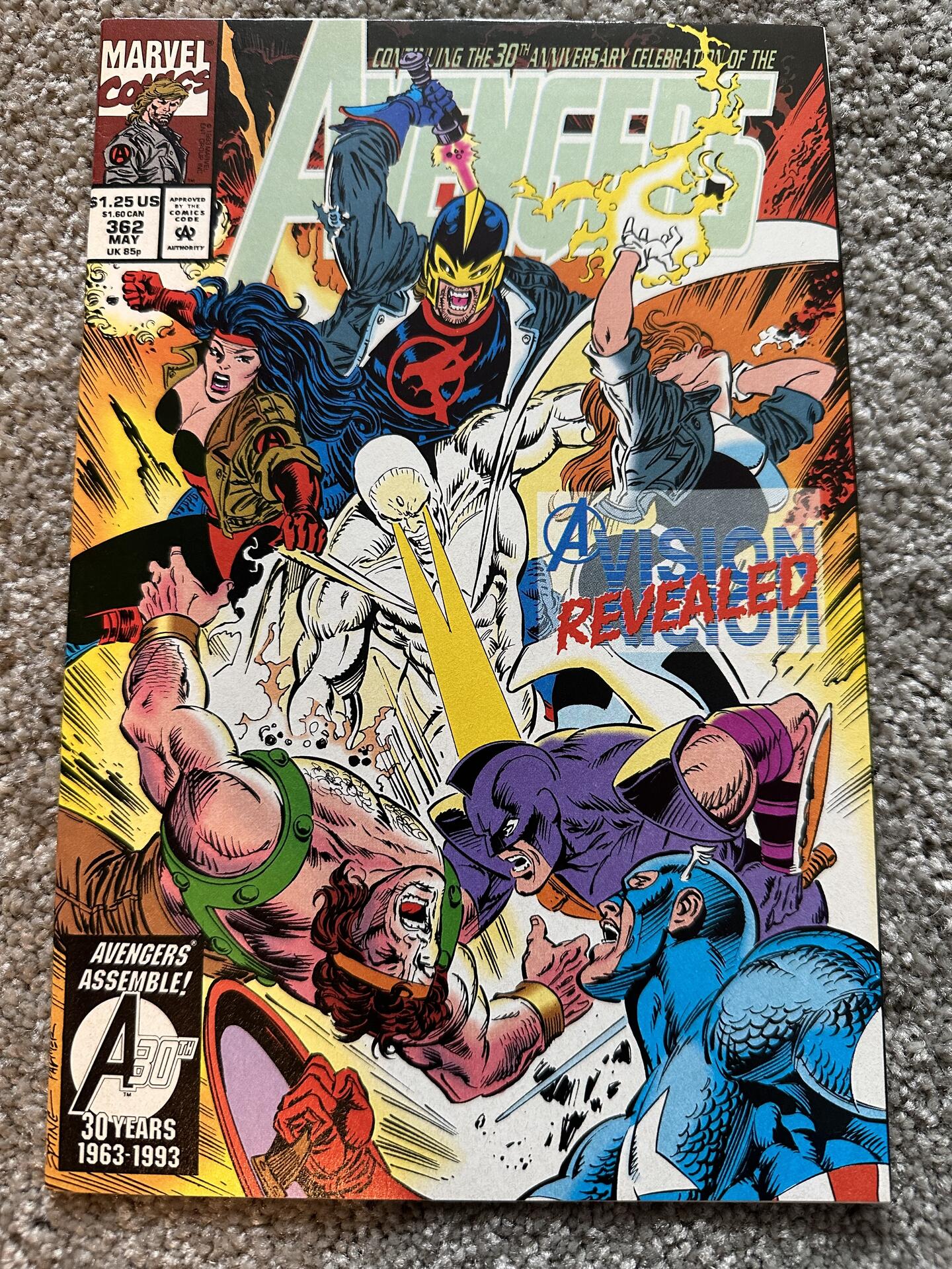 The Avengers #362 Direct Edition (1993) | Comic Books - Modern Age ...
