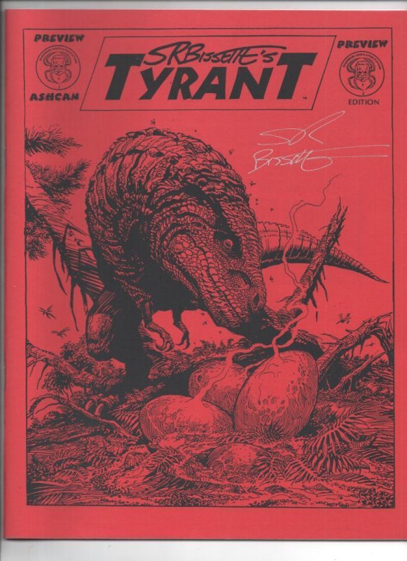 TYRANT #1, NM, Dinosaurs, Signed by Stephen Bissette, 1994, Preview Mag ...