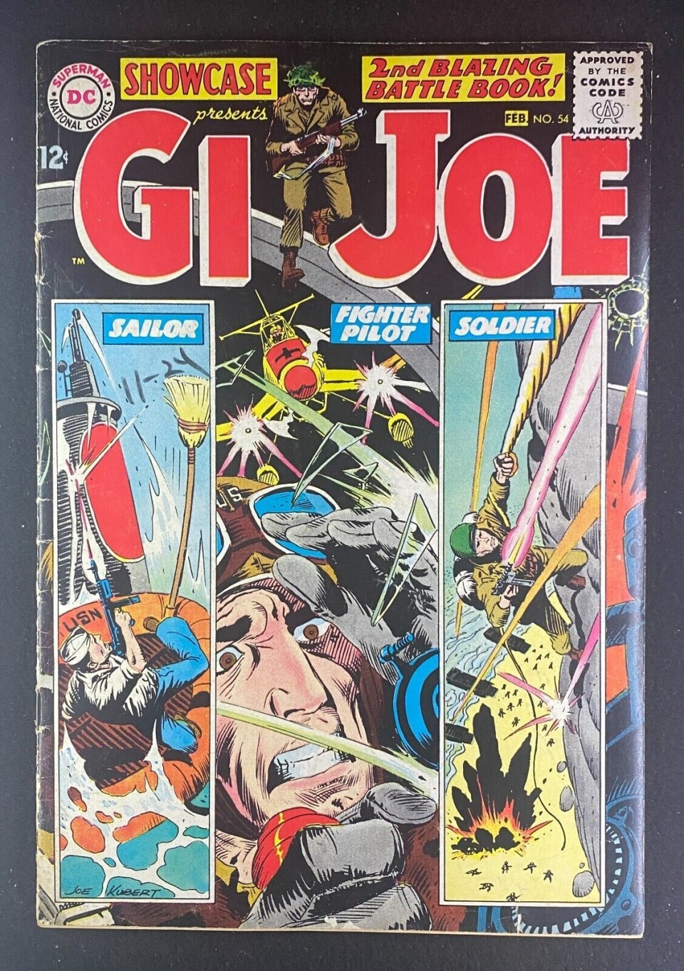 Showcase (1956) #54 FN- (5.5) 2nd GI Joe Comic Appearance Joe Kubert ...