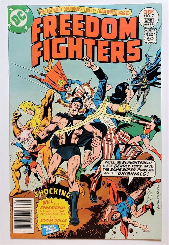Freedom Fighters #7 (Mar-Apr 1977, DC) FN/VF | Comic Books - Bronze Age ...