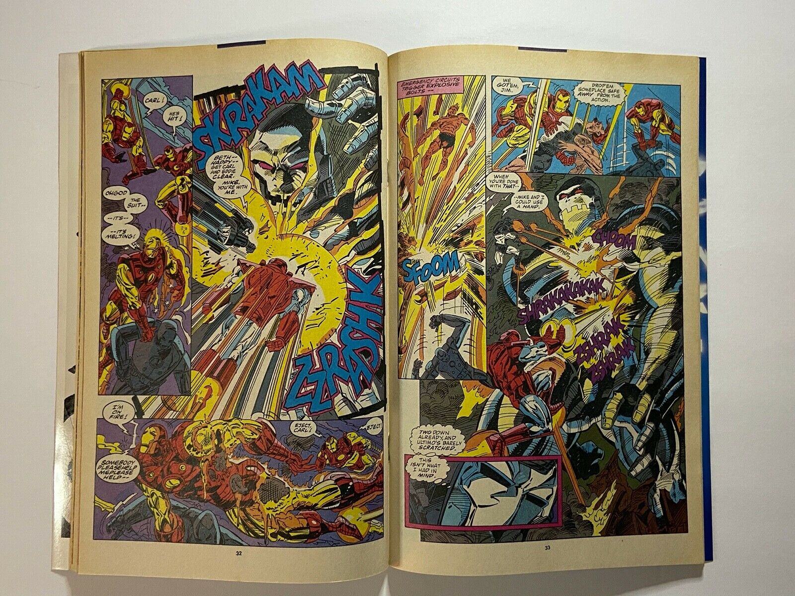 Iron Man #300 Foil Cover Debut of Iron Man's Modular Armor 1993 Marvel ...