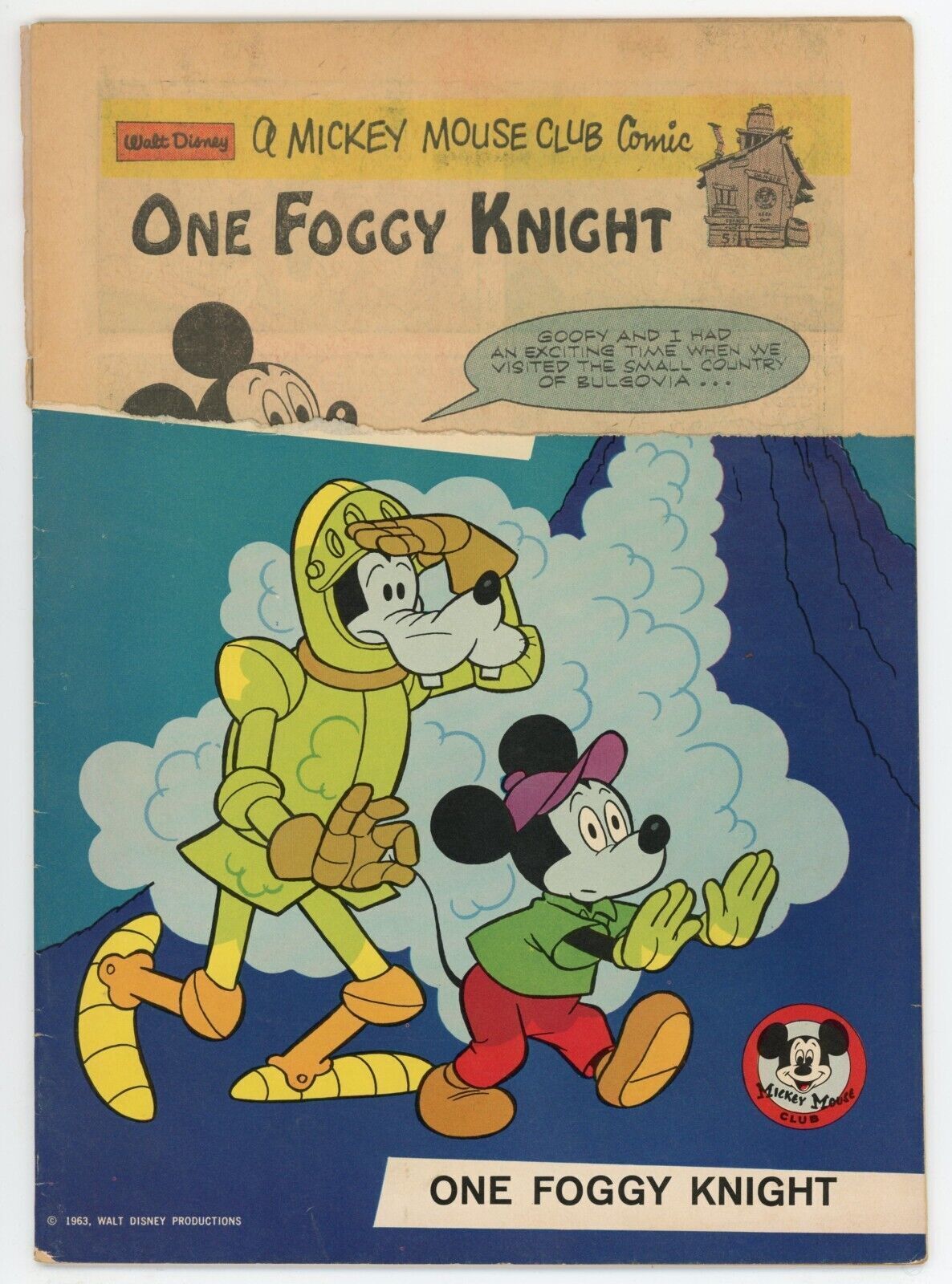 Walt Disney’s Mickey Mouse 92 Fair 1.0 Gold Key 1964 Silver Age Goofy ...