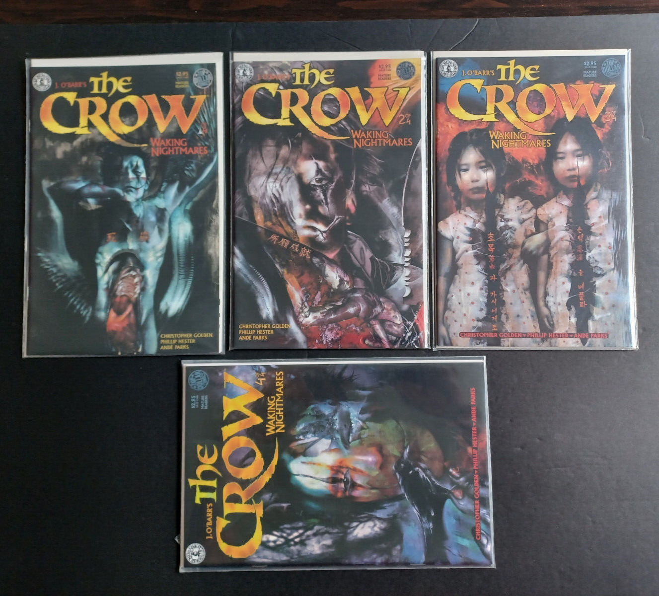 Crow: Waking Nightmares #1 2 3 & 4 Complete Set - James O'Barr - 1997 ...